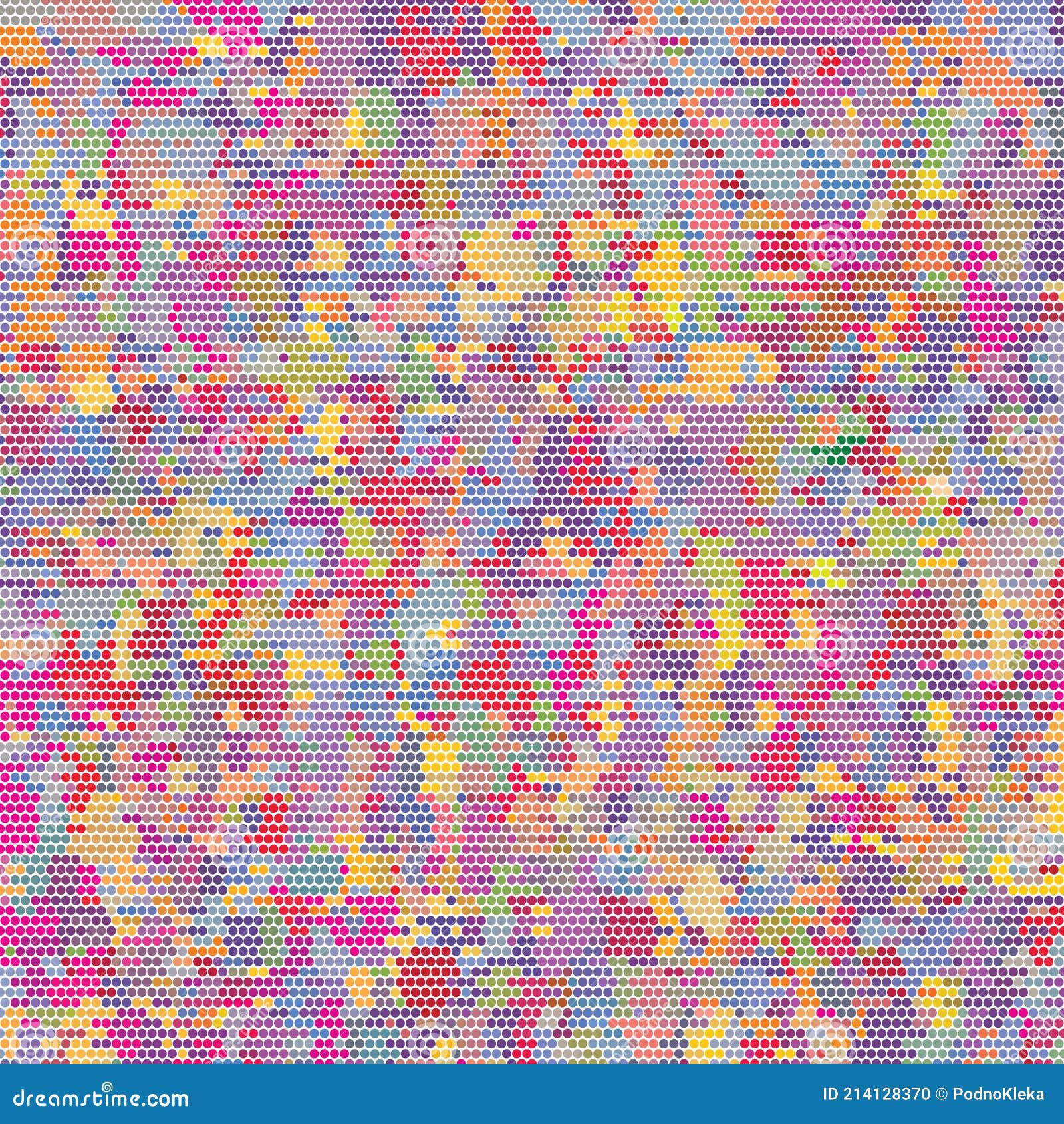 Colorful Camo Style Tiny Dots Pattern Vector Background Texture Mosaic ...