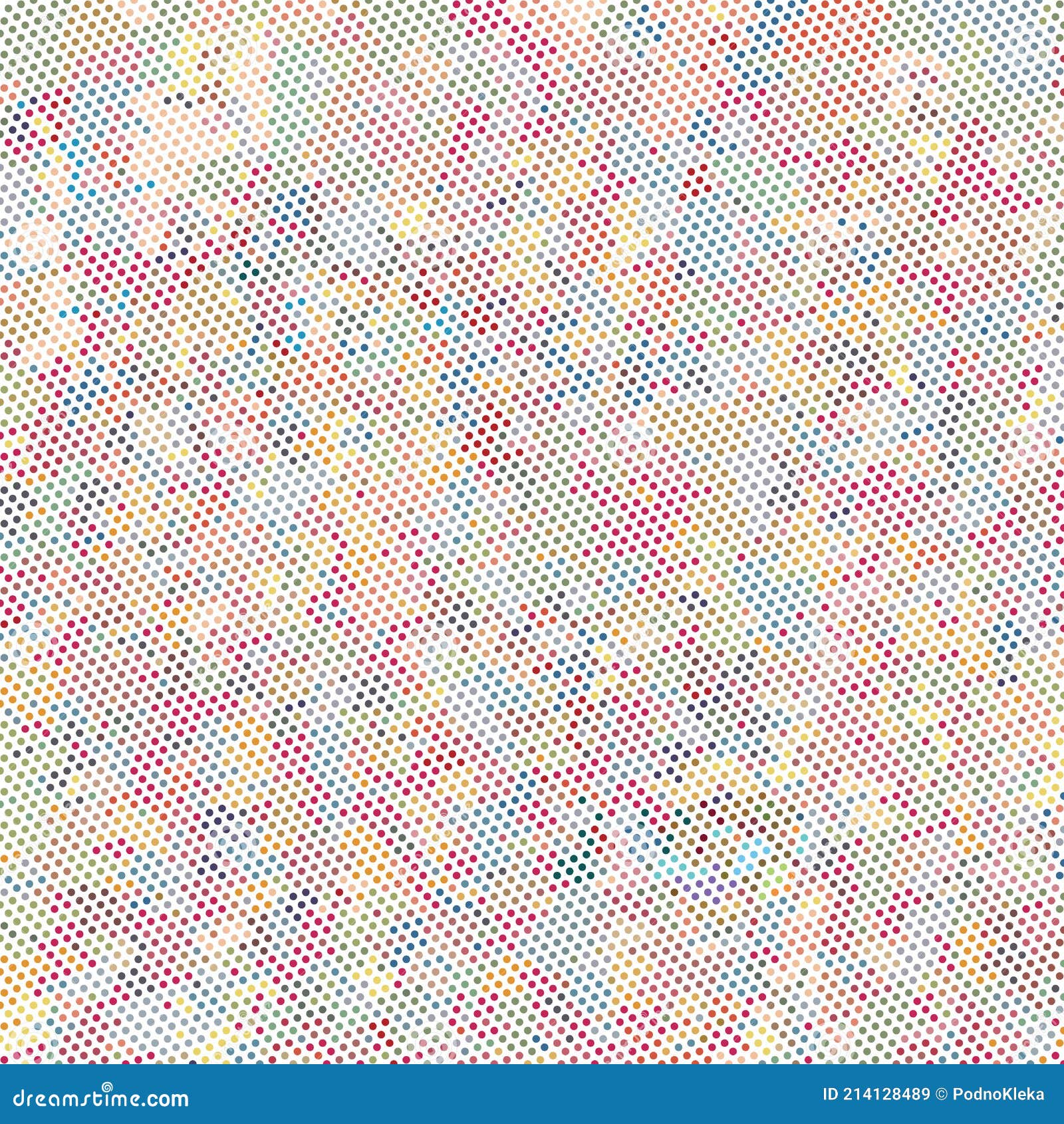 Colorful Small Micro Circle Dots Grid Mosaic. Vector Pattern Texture ...