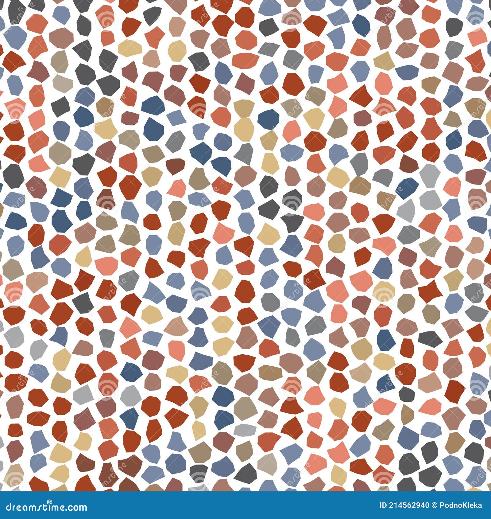 Cute Wall Stone Grid Pattern Vector Background Texture Mosaic Stock ...