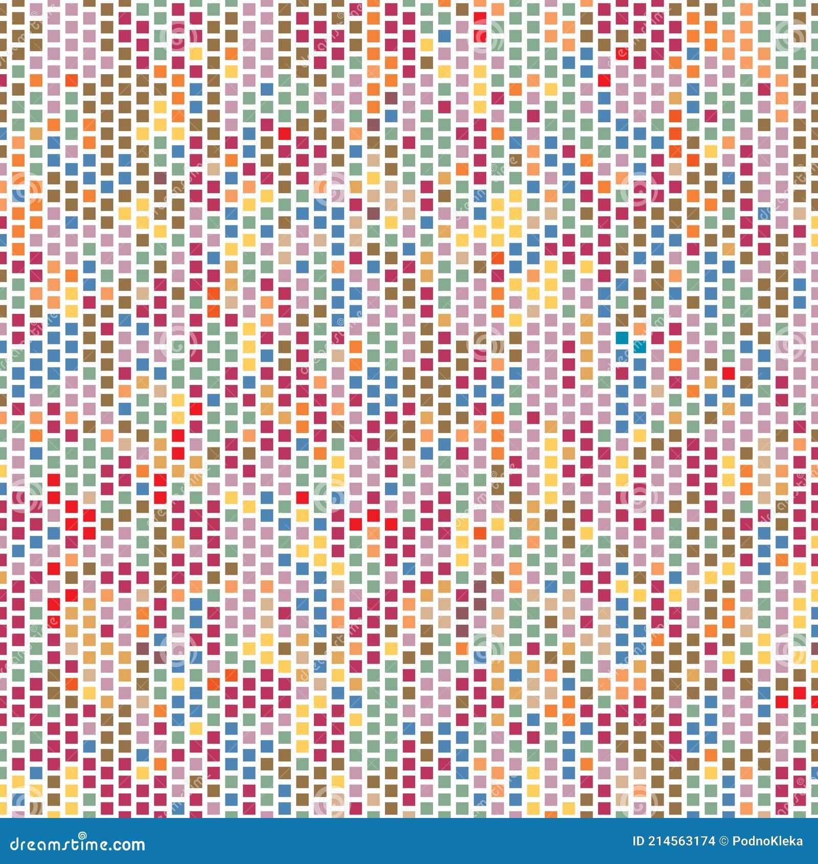 Wall Brick Style Square Dots Pattern Vector Background Texture Mosaic ...