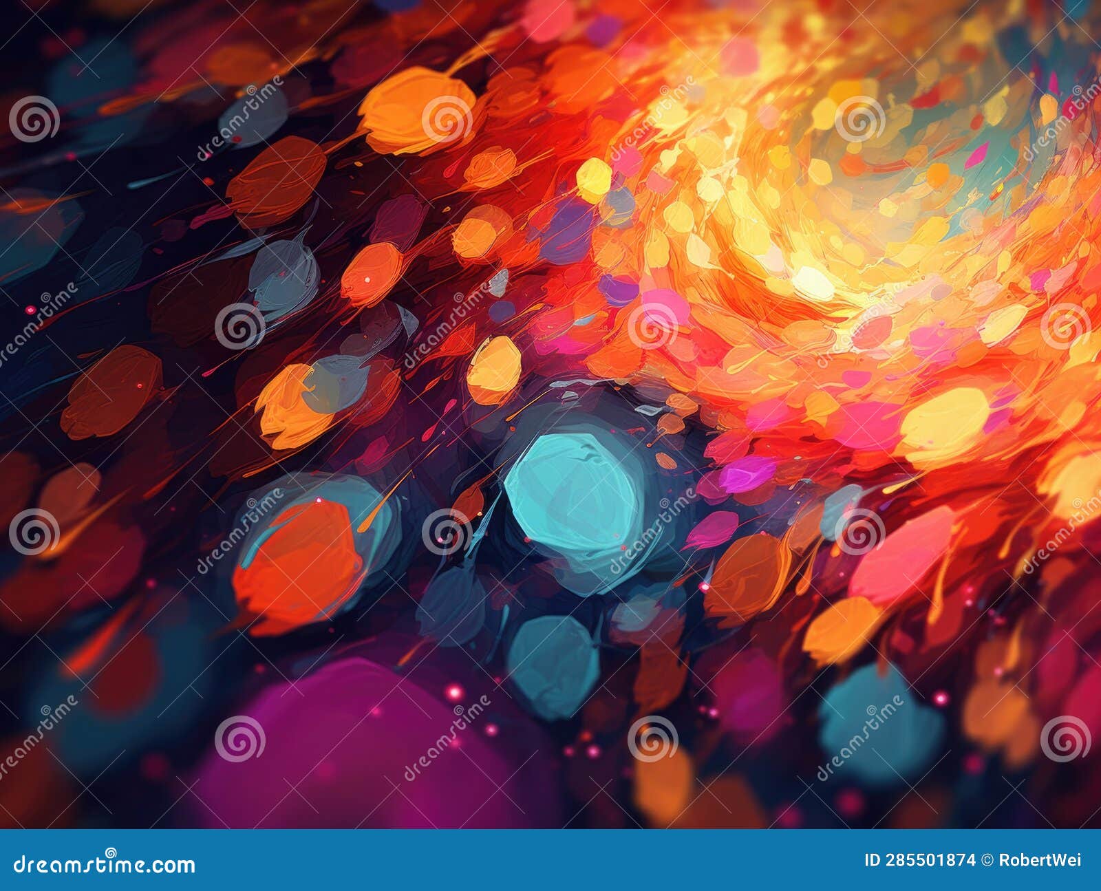 Abstract Colorful Dots Background Stock Photo - Image of artisitc ...
