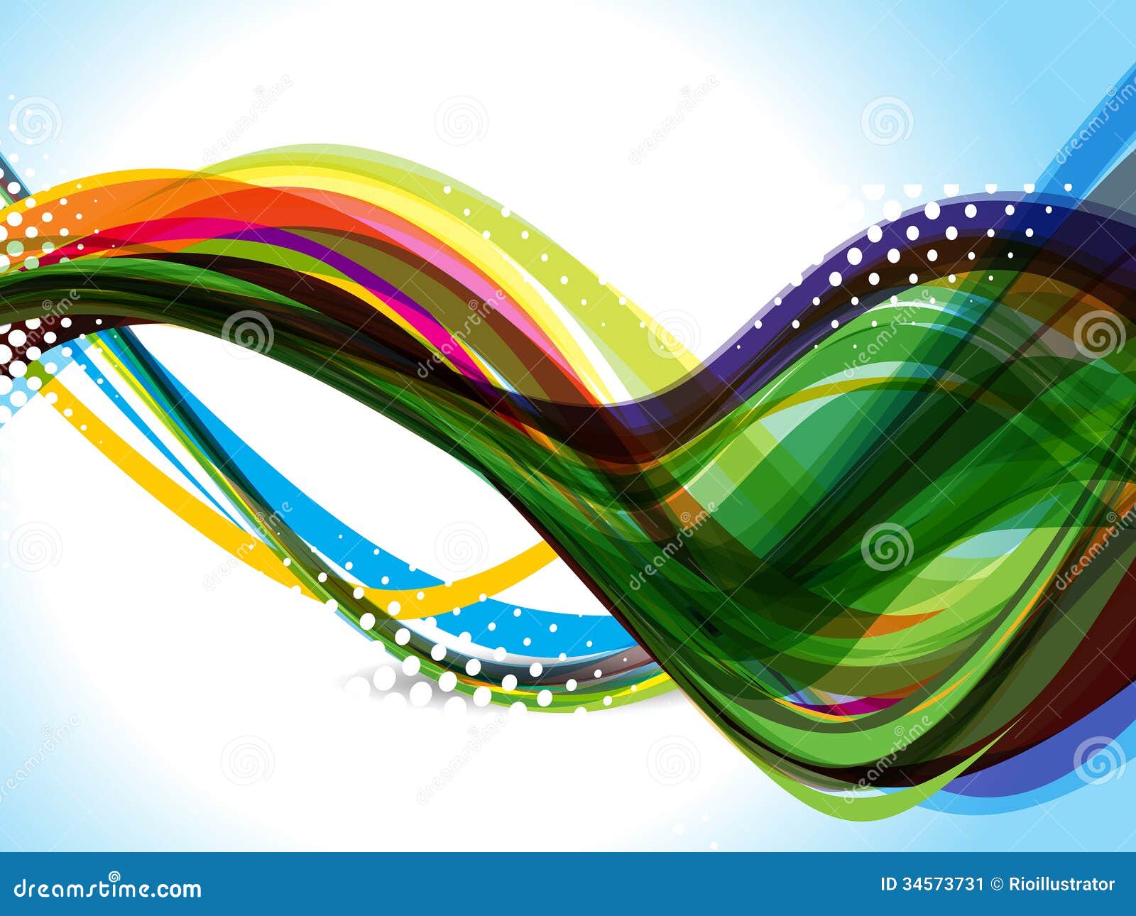 Abstract Colorful Dotted Background Stock Vector - Illustration of ...