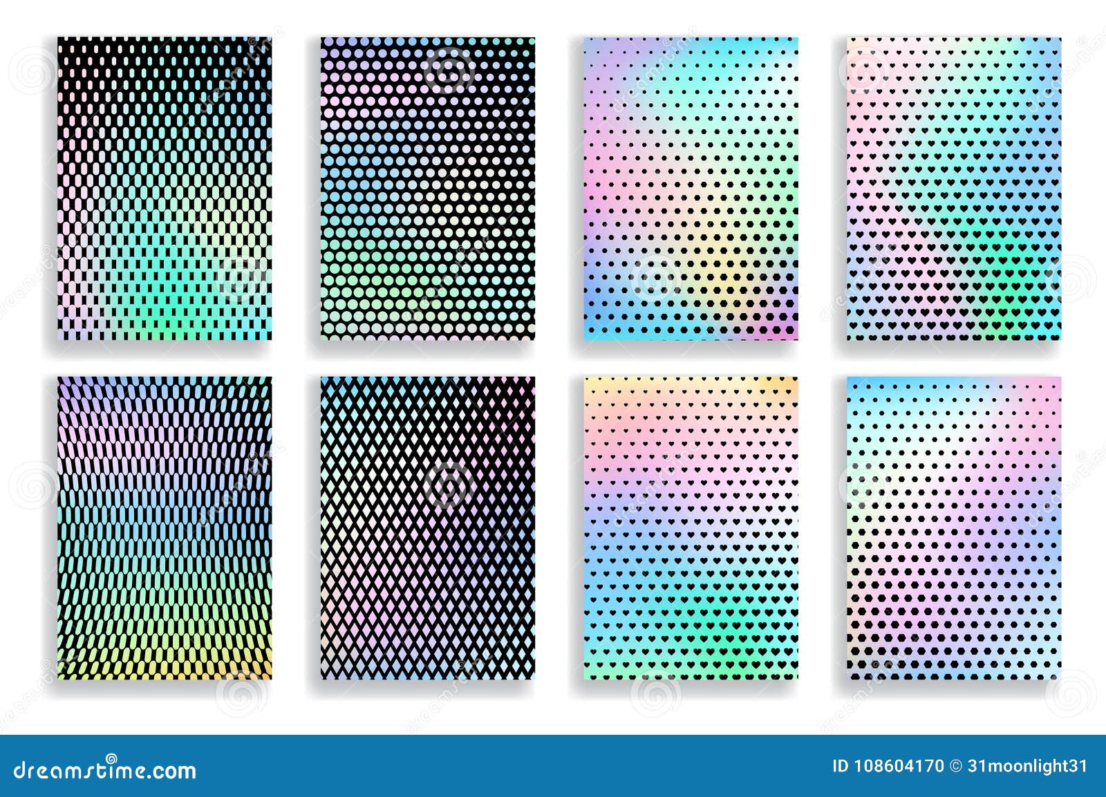 Abstract Colorful Dotted Backgrounds Stock Vector - Illustration of ...