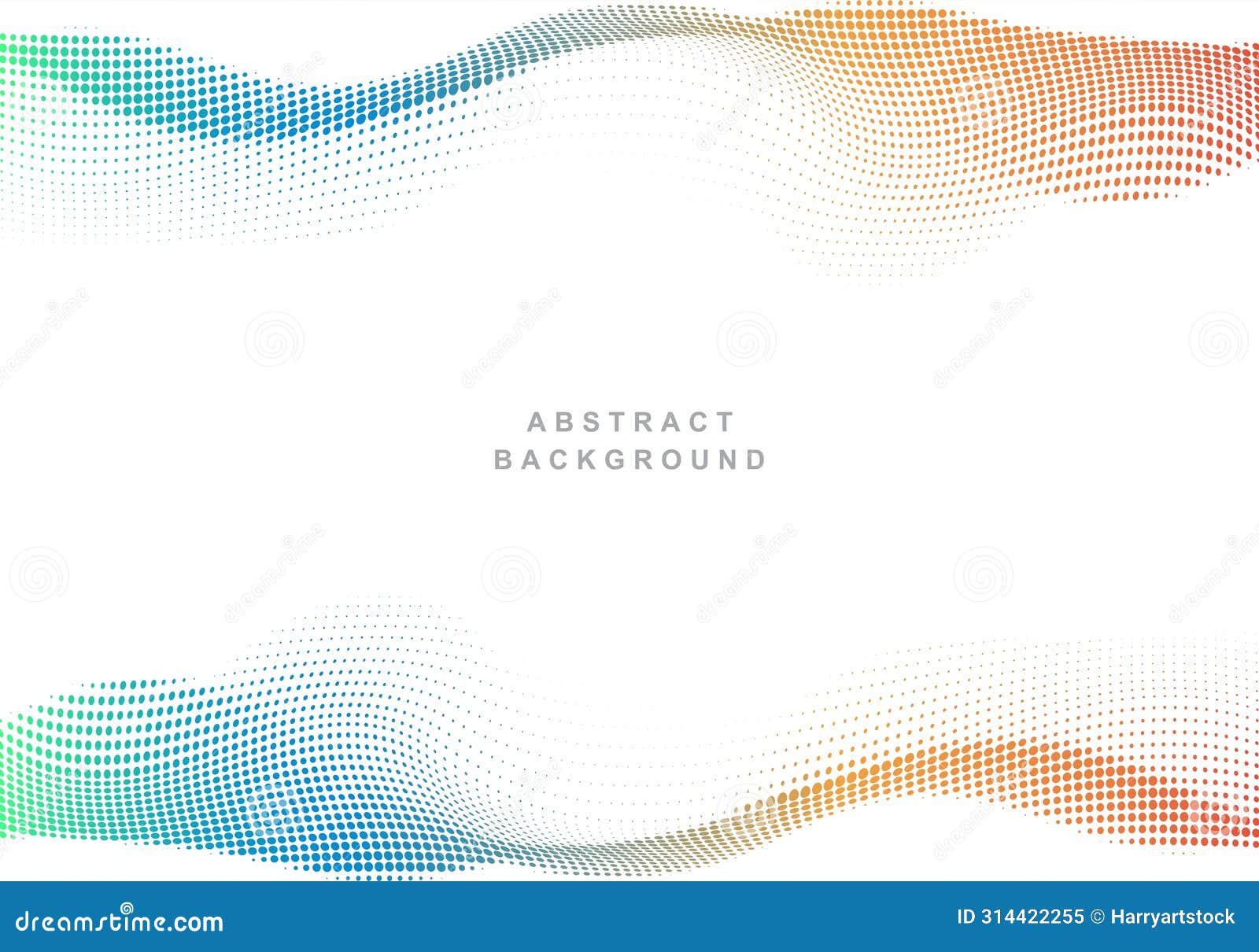 Abstract Colorful Dotted Wave Background Stock Vector - Illustration of ...