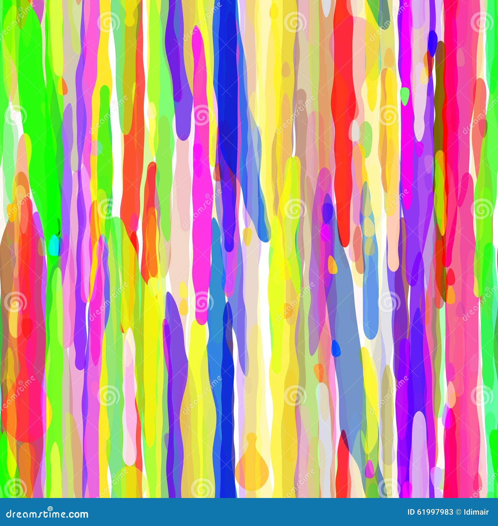 Abstract Colorful Drip Seamless Pattern. Vector Stock Vector ...