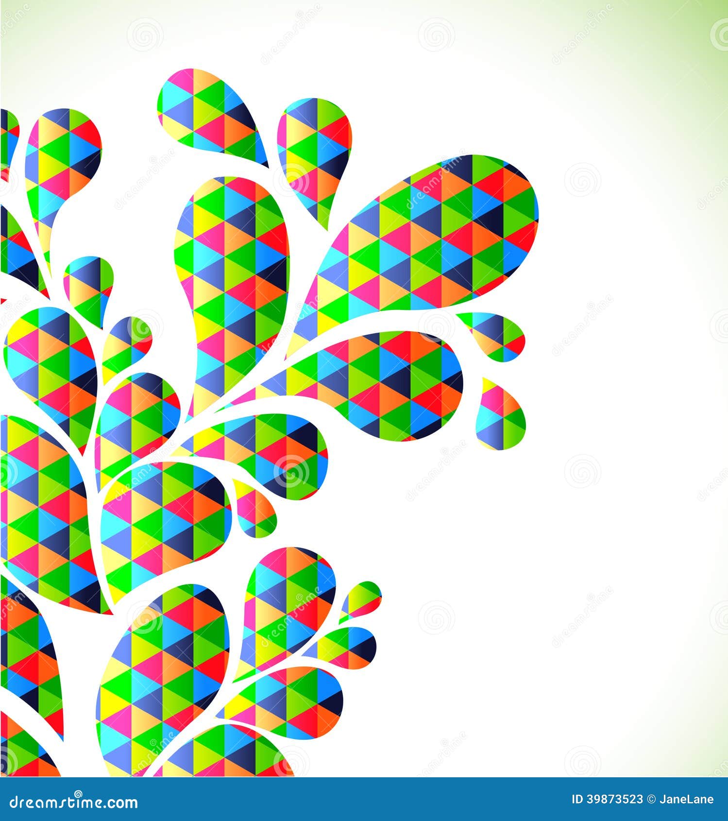 Abstract Colorful Drop Background Stock Illustration - Illustration of ...