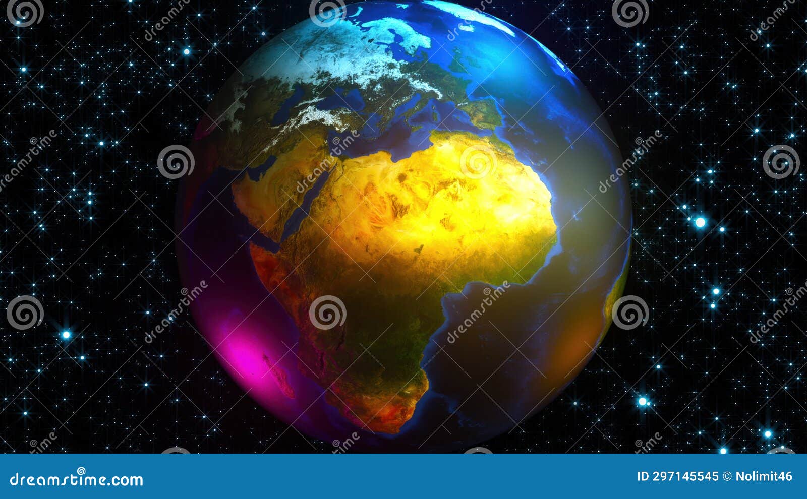 Abstract colorful earth stock illustration. Illustration of earth ...