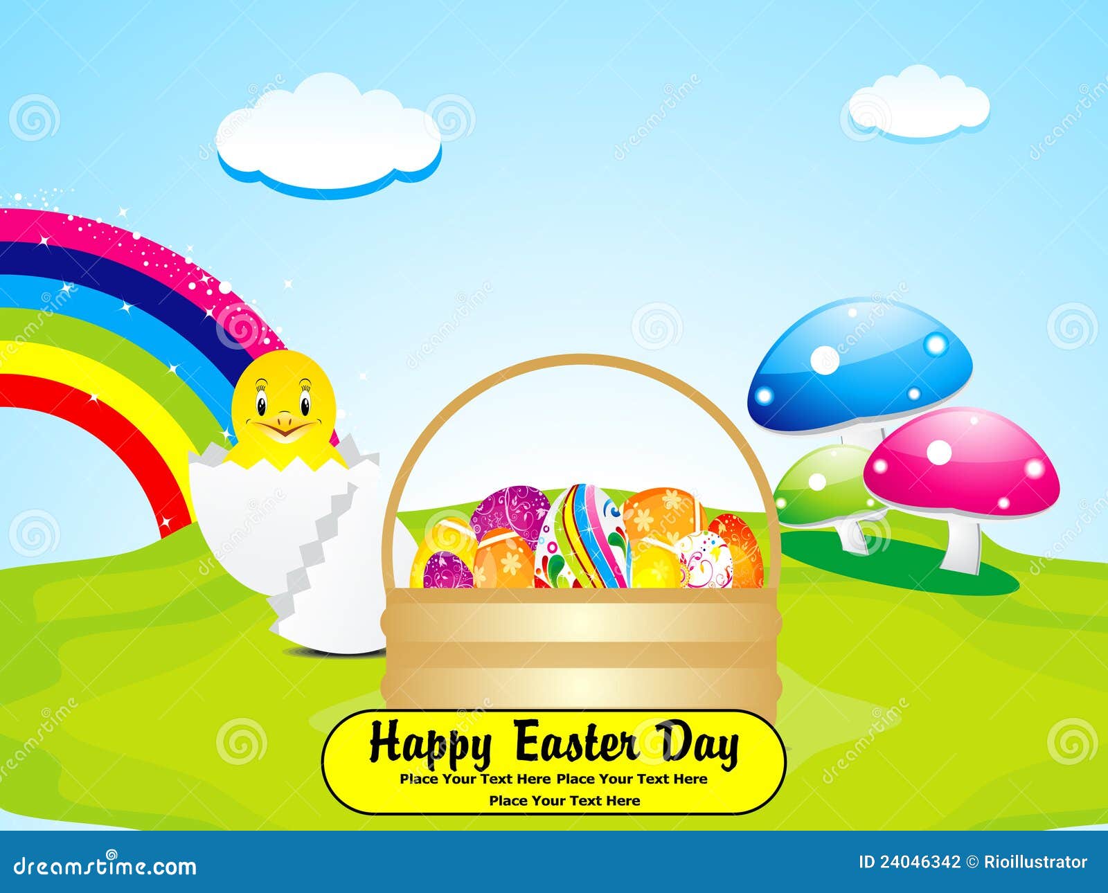 Abstract Colorful Easter Background Stock Vector - Illustration of ...