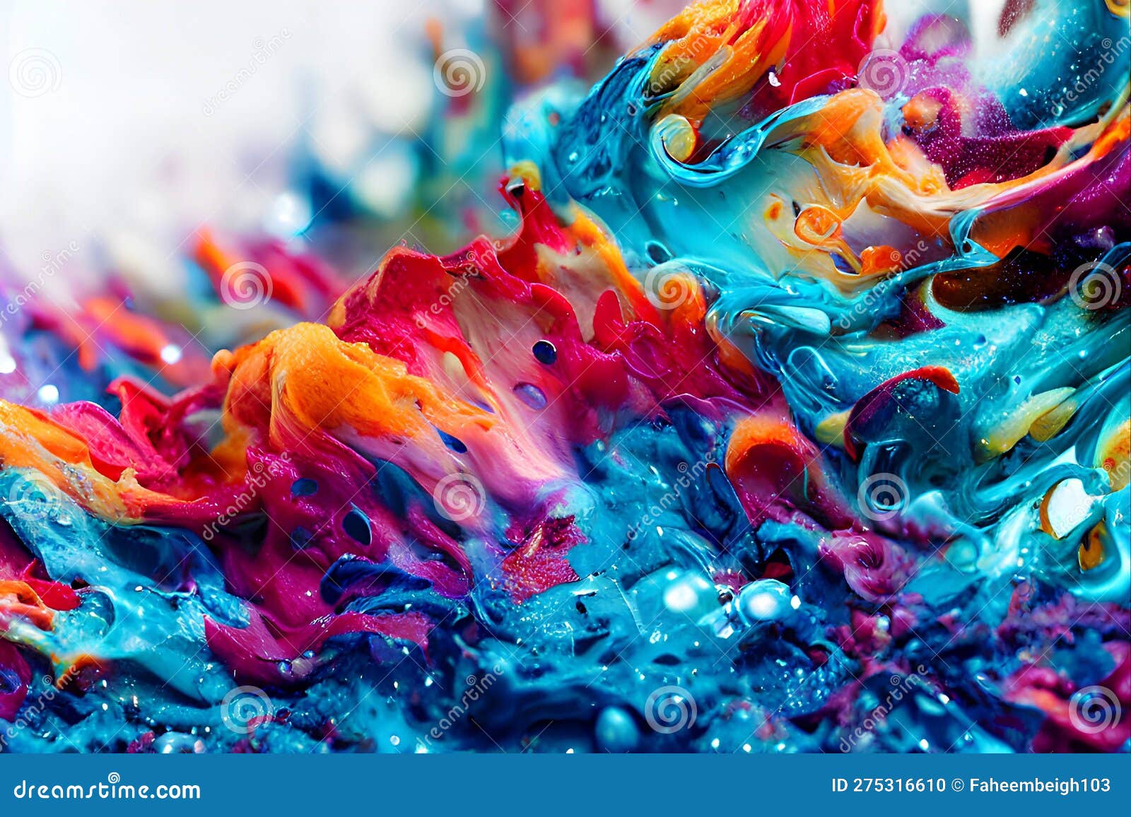 Set Six Colorful Exploding Trees Cartoon Drawings, Tree Displays ...