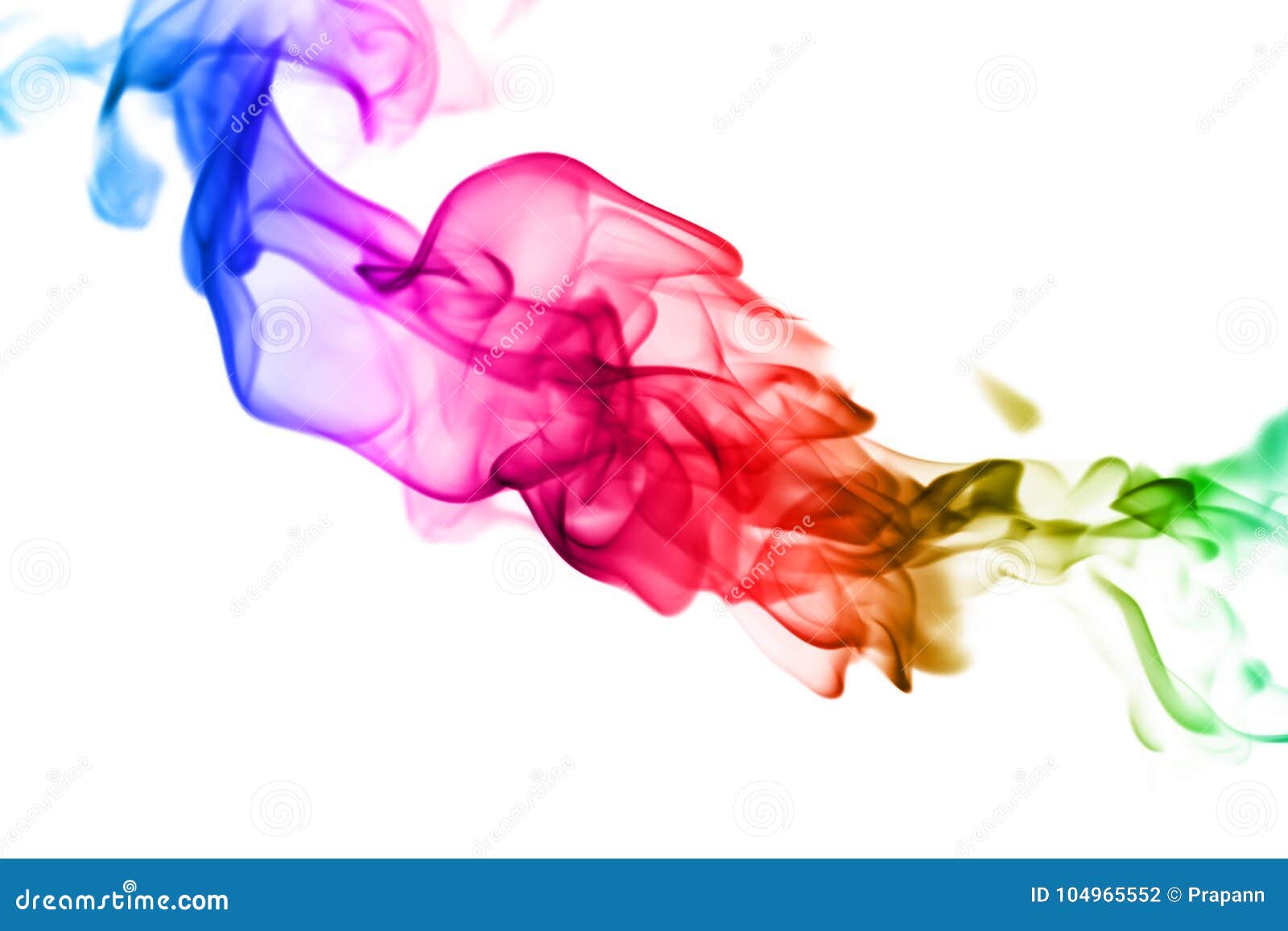 Abstract Colorful Flame Patterns on White Background Stock Photo ...