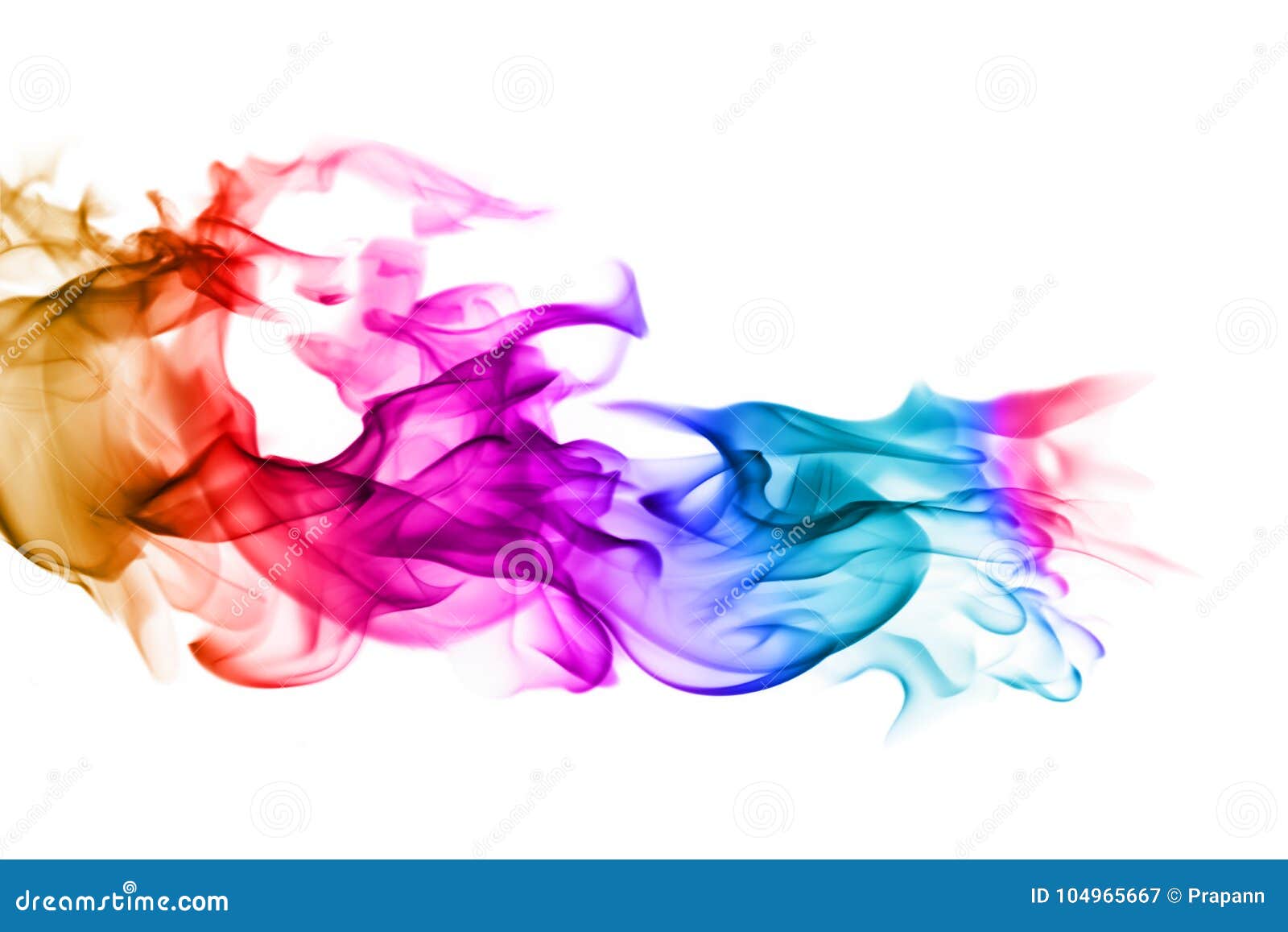 Abstract Colorful Flame Patterns on White Background Stock Image ...