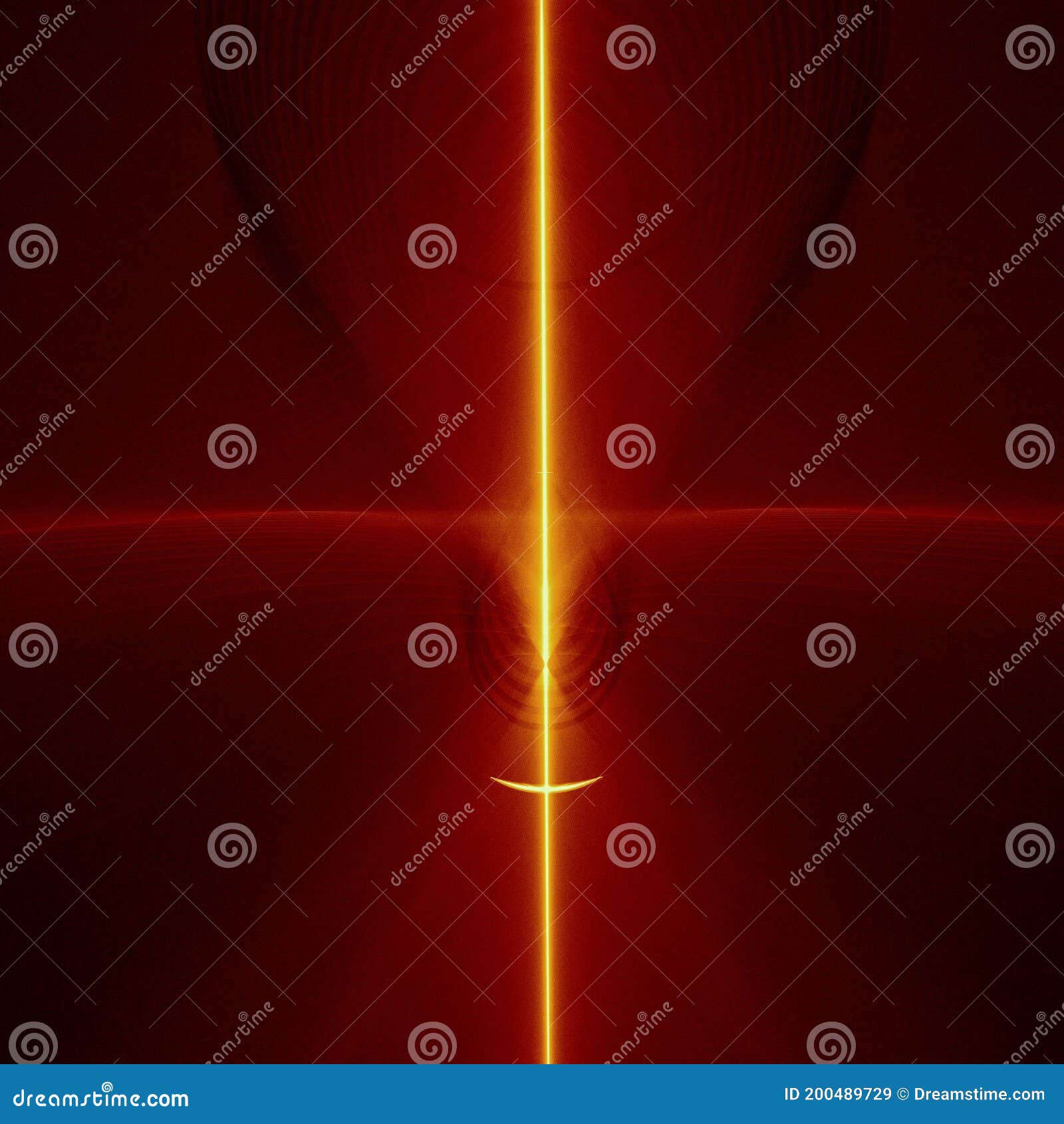Abstract Colorful Flares of Shapes and Lines Stock Illustration ...