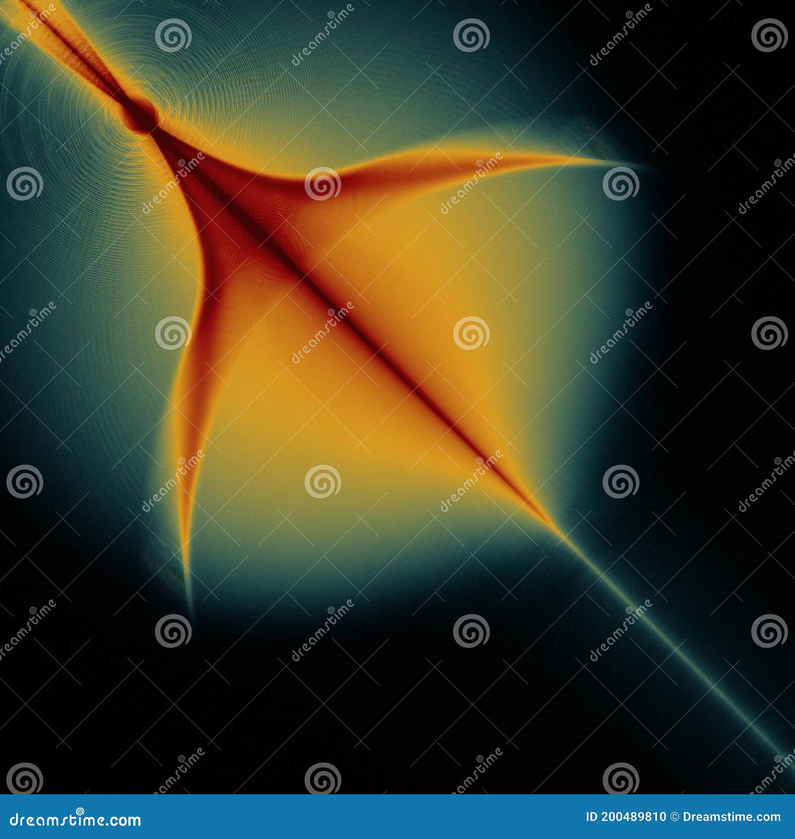 Abstract Colorful Flares of Shapes and Lines Stock Illustration ...