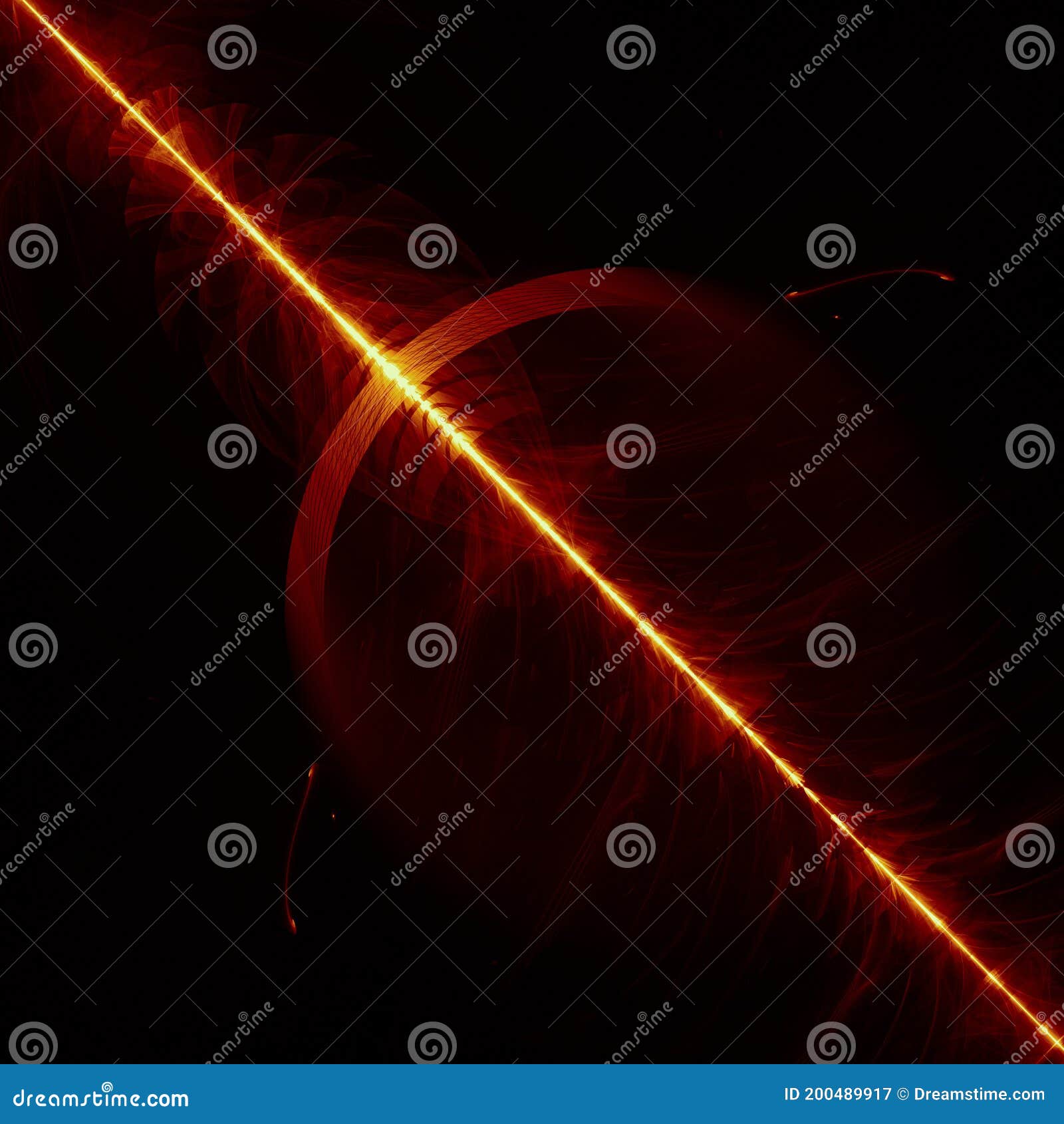 Abstract Colorful Flares of Shapes and Lines Stock Illustration ...