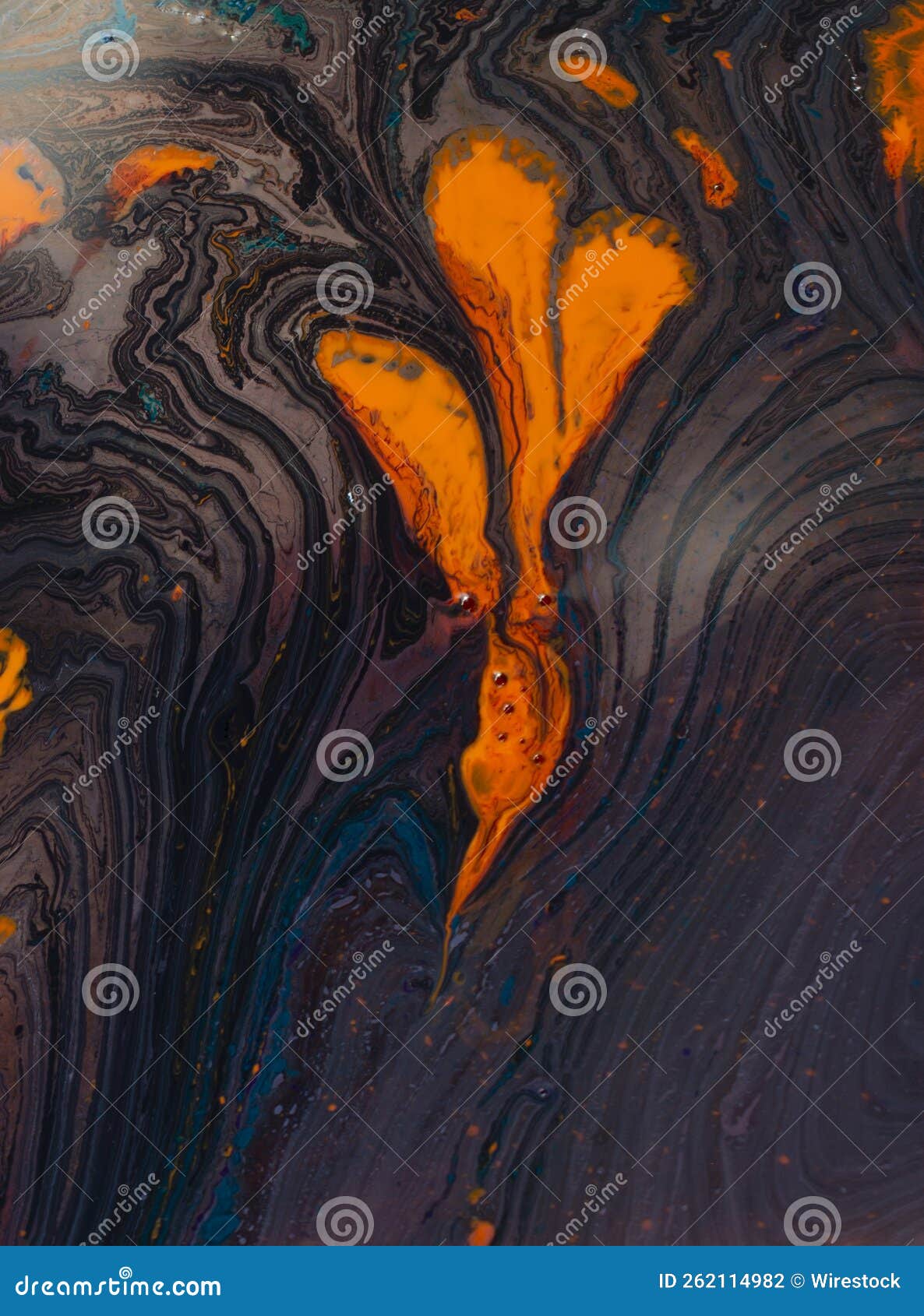 Abstract Colorful Flow Art Painting Pattern Background Stock Photo ...