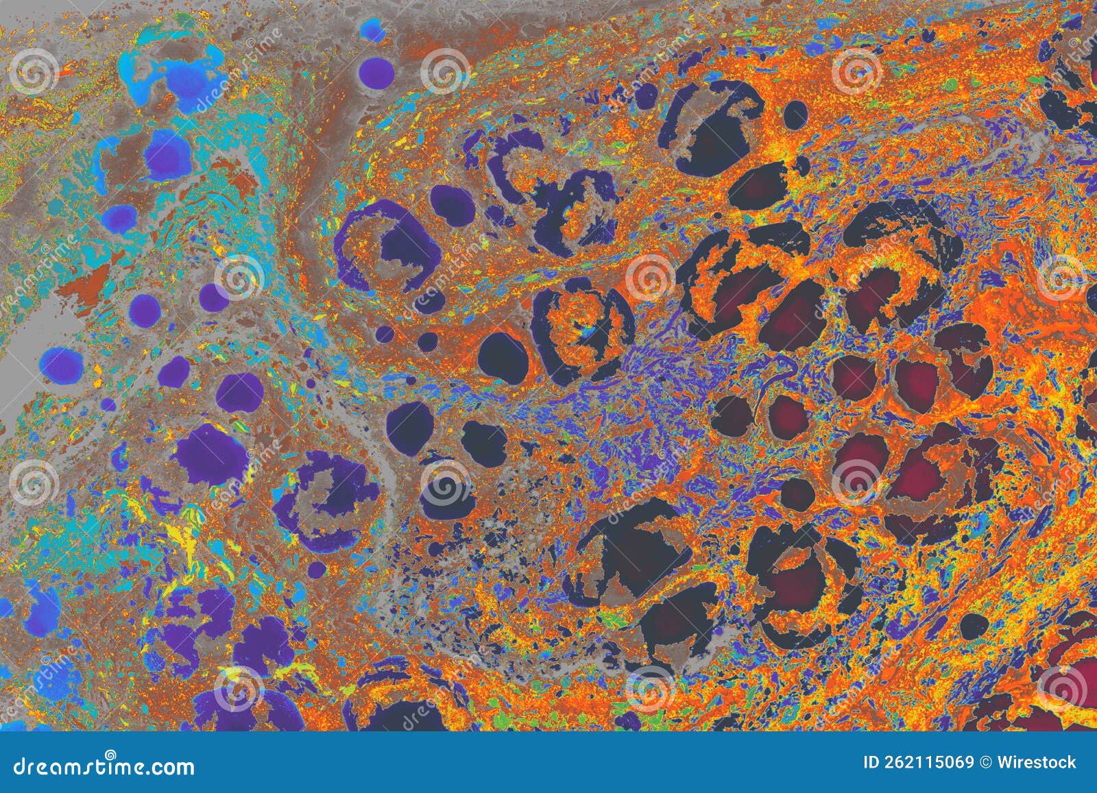 Abstract Colorful Flow Art Painting Pattern Background Stock Image ...