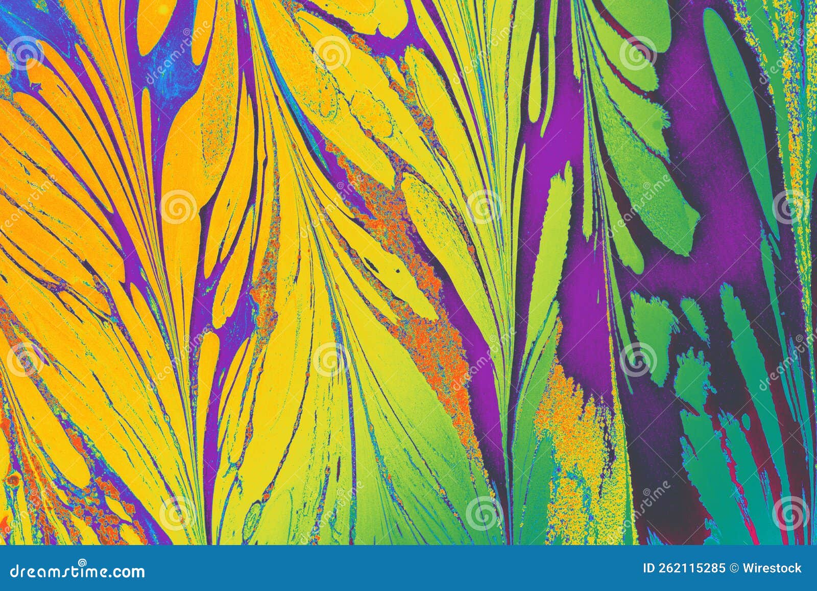 Abstract Colorful Flow Art Painting Pattern Background Stock Image ...