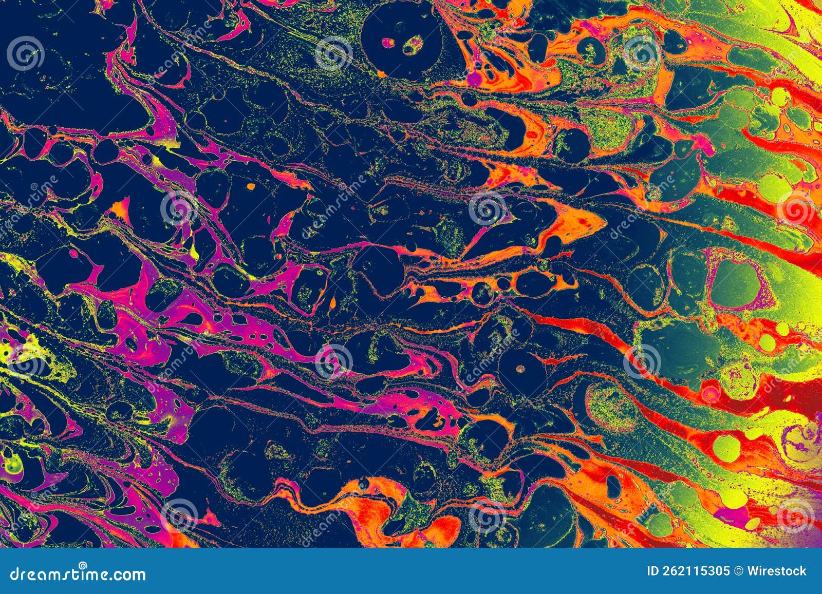 Abstract Colorful Flow Art Painting Pattern Background Stock Image ...