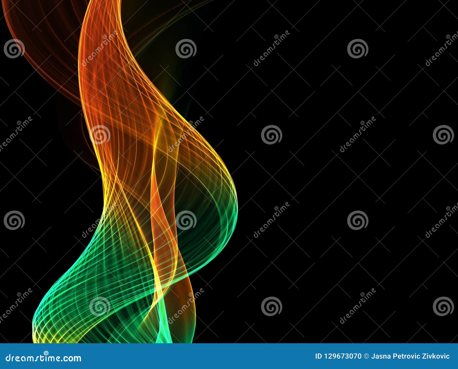 Abstract Colorful Flow Wave Background Stock Photo - Image of modern ...