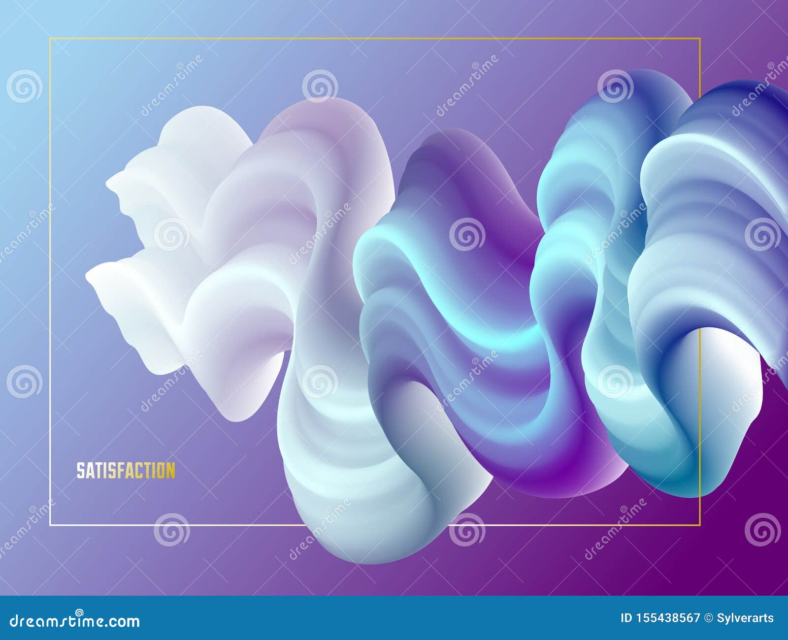 Abstract Colorful Fluid Vector Background, Dimensional Gradient Shape ...