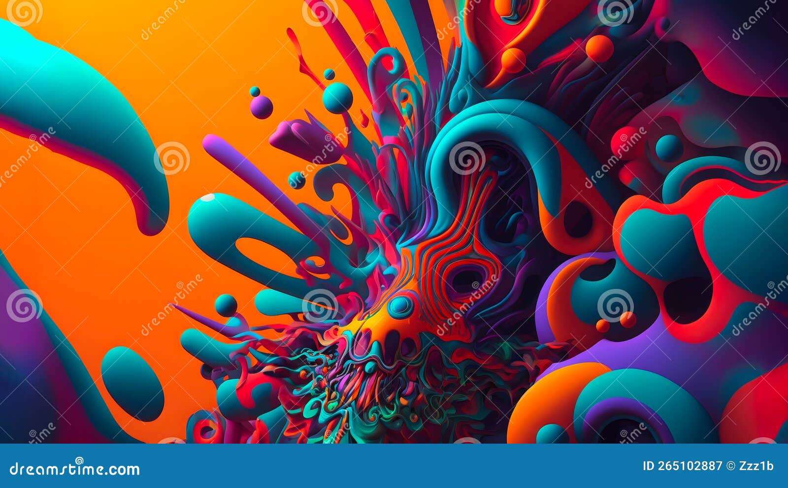 Abstract Colorful Fluorescent Neon Psychedelic Background, Neural ... Abstract Colorful Fluorescent Neon Psychedelic Background, Neural ...