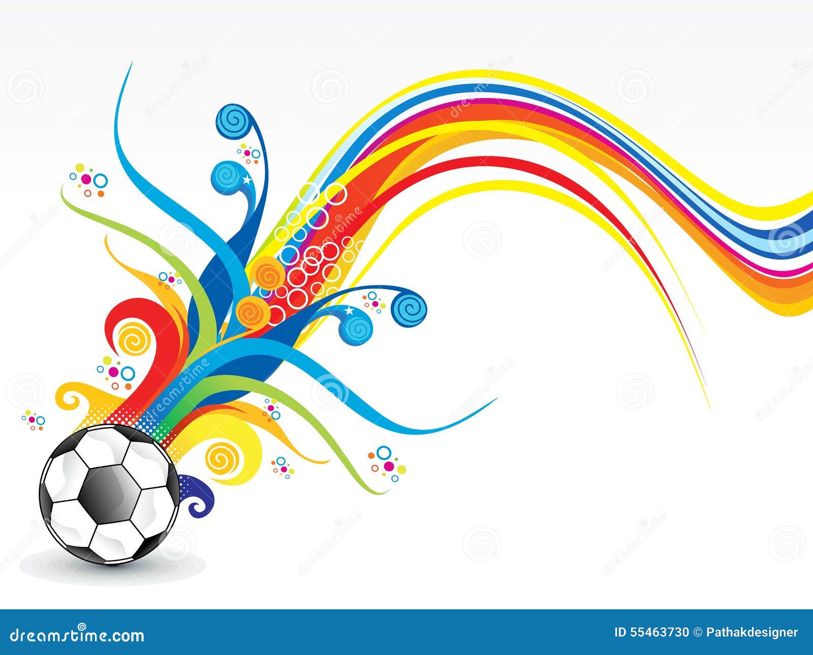 Abstract Colorful Football Explode Stock Vector - Illustration of enjoy ...