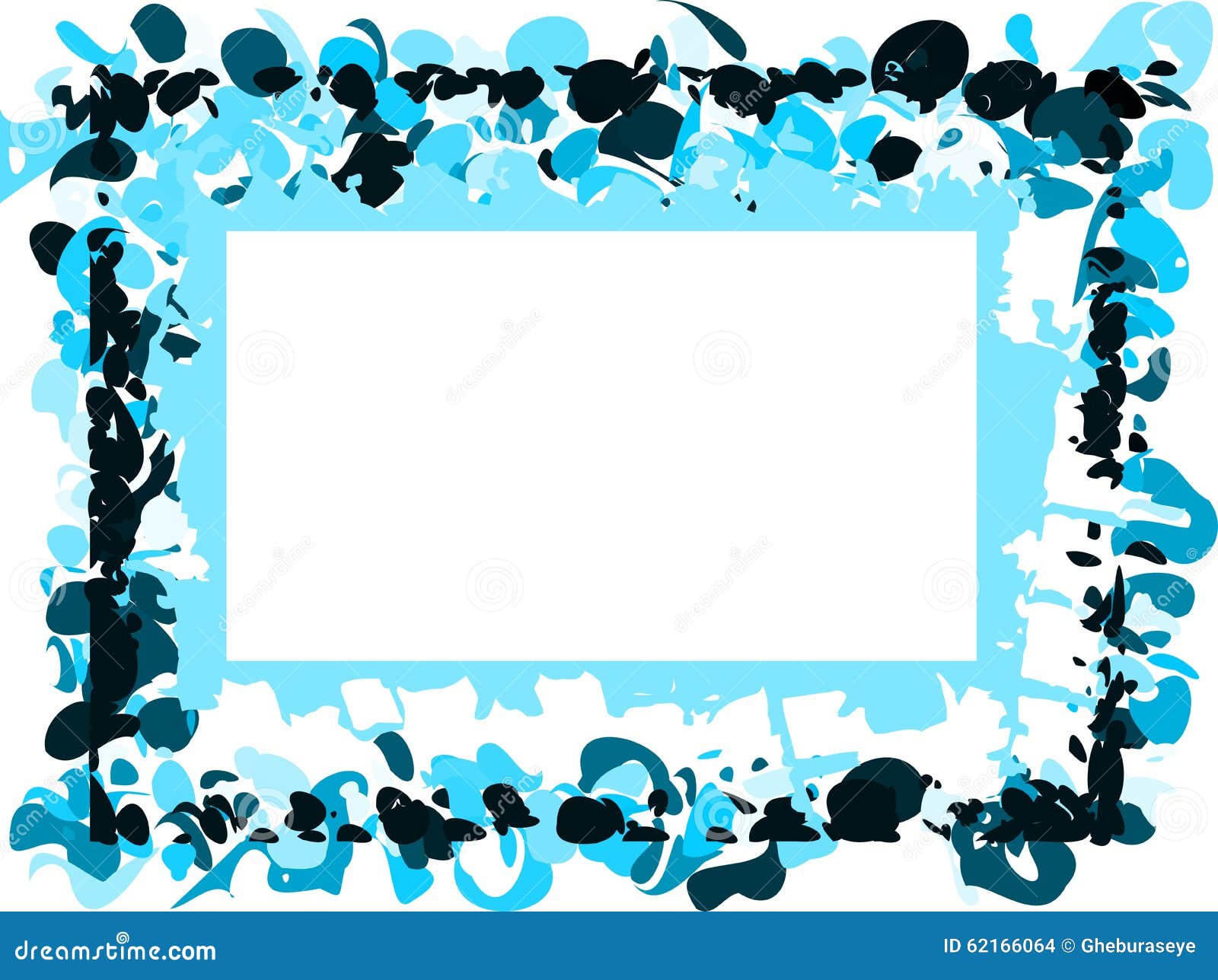 Abstract Colorful Frame with Spots Stock Vector - Illustration of ...