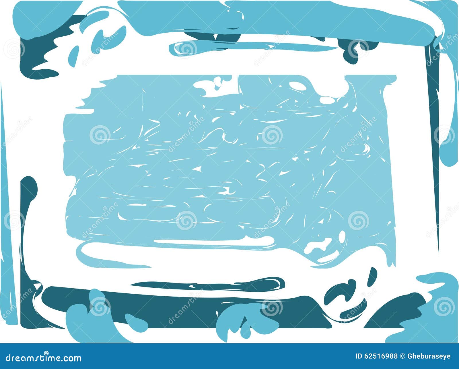 Abstract Colorful Frame with Spots Isolated Stock Vector - Illustration ...