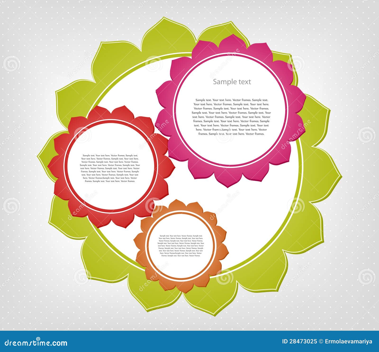 Abstract Colorful Frames. Vector Background Stock Vector - Illustration ...