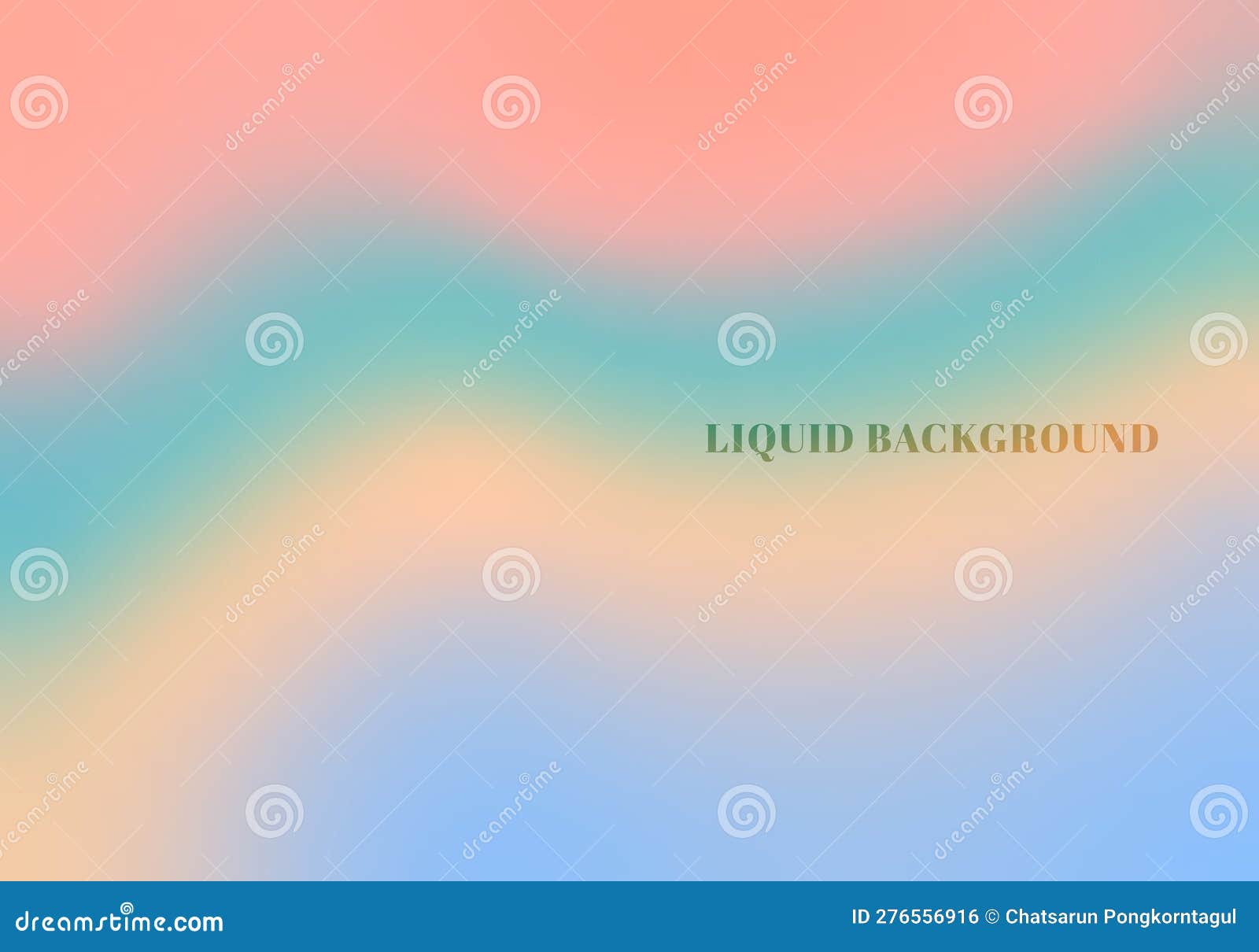 Abstract Colorful Freeform Liquid Gradient Pattern Background Stock