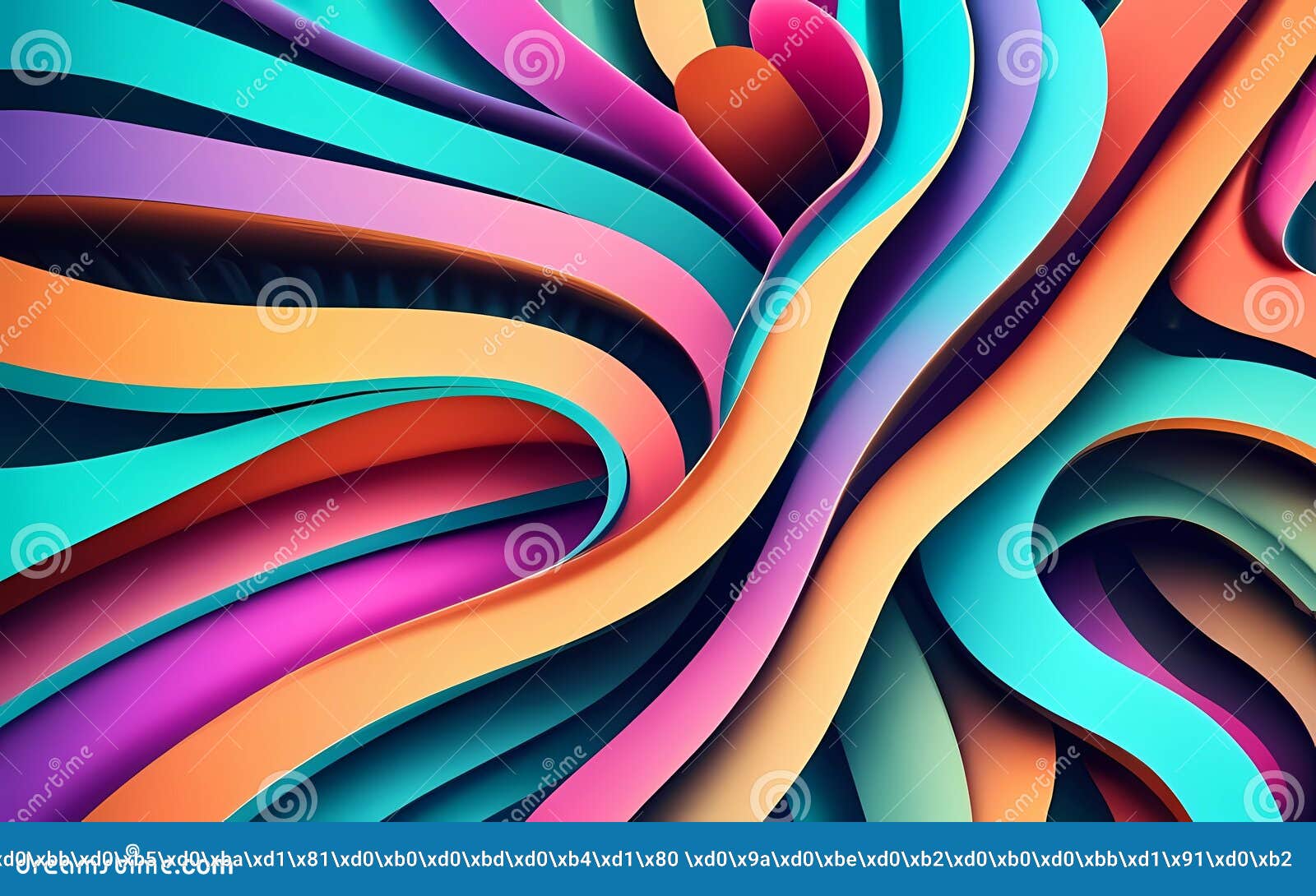 Abstract Colorful Geometric Background with 3d Shapes. AI Generation ...