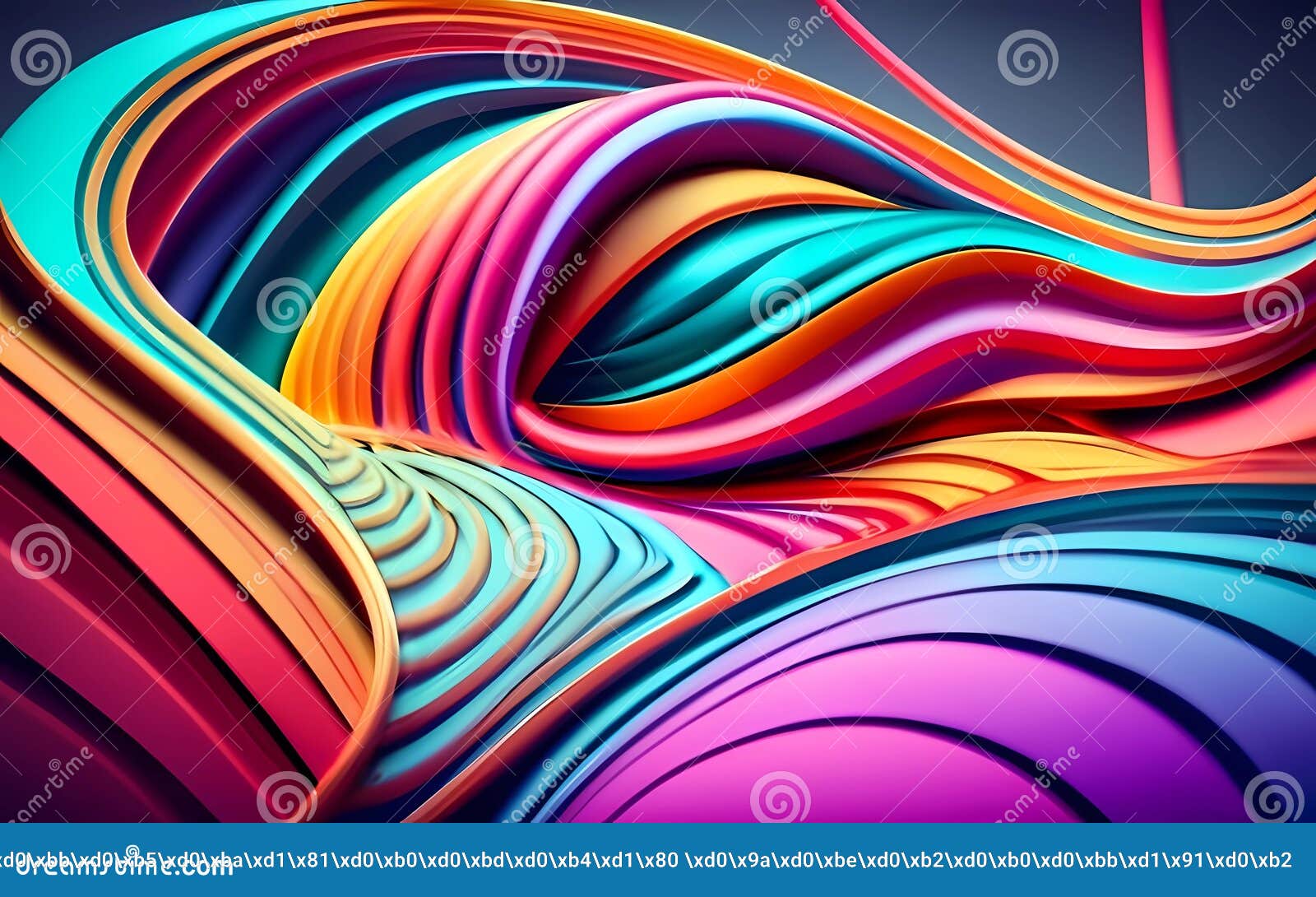 Abstract Colorful Geometric Background with 3d Shapes. AI Generation ...