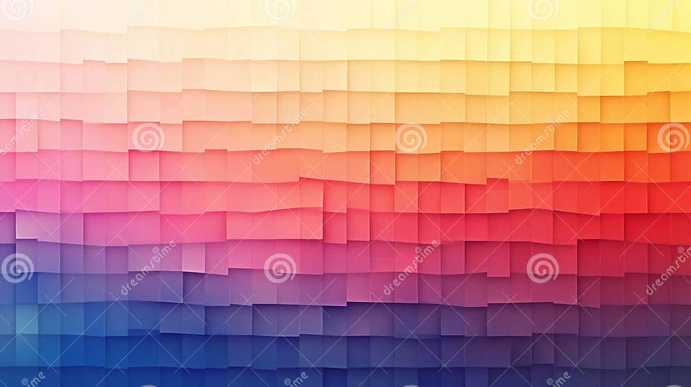 Abstract Colorful Geometric Background with Gradient Squares Stock ...