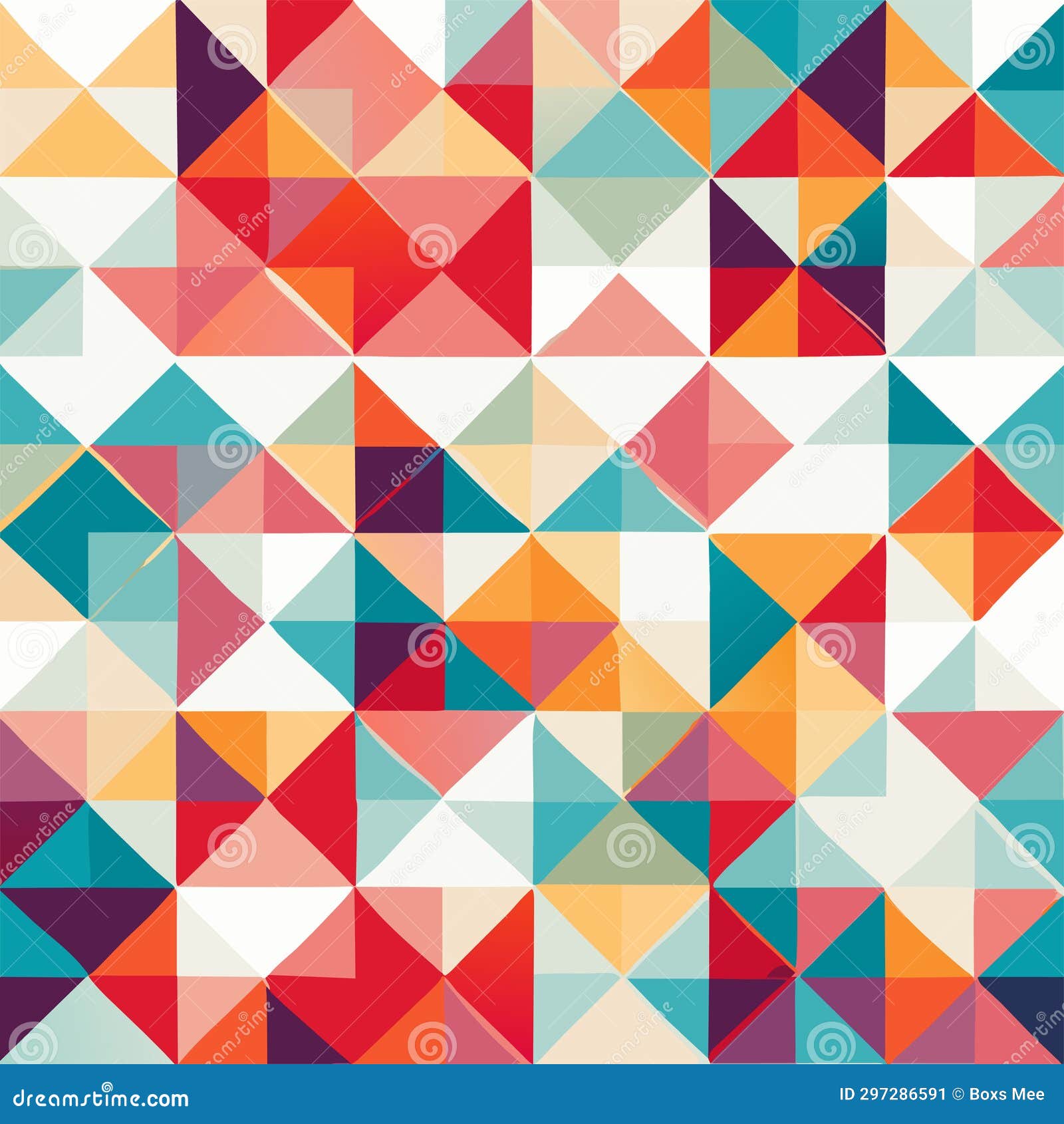 Abstract Colorful Geometric Background With Triangle Pattern Vector Design For Banner