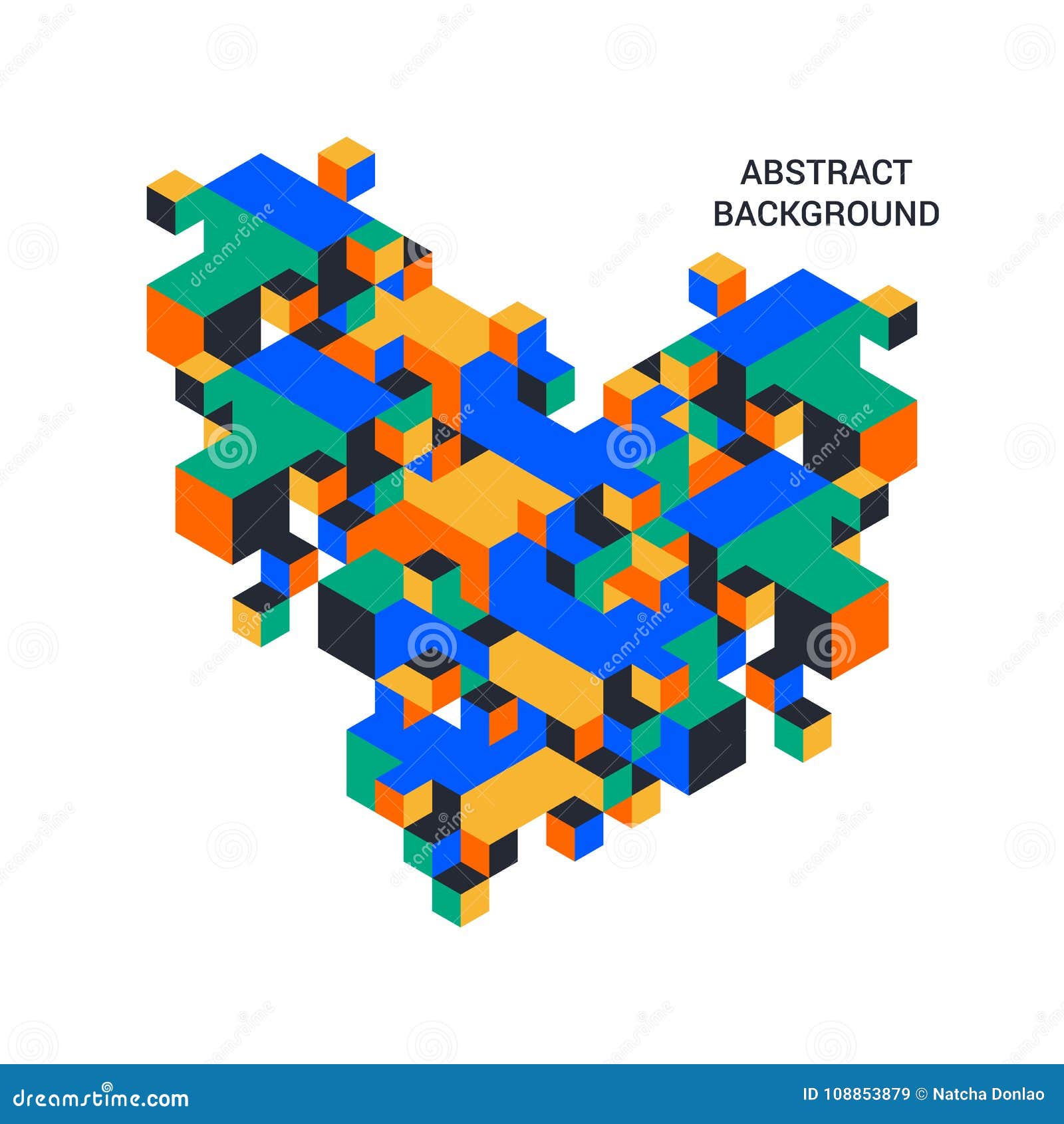 Abstract Colorful Geometric Isometric Vintage Retro Style Background ... Abstract Colorful Geometric Isometric Vintage Retro Style Background ...