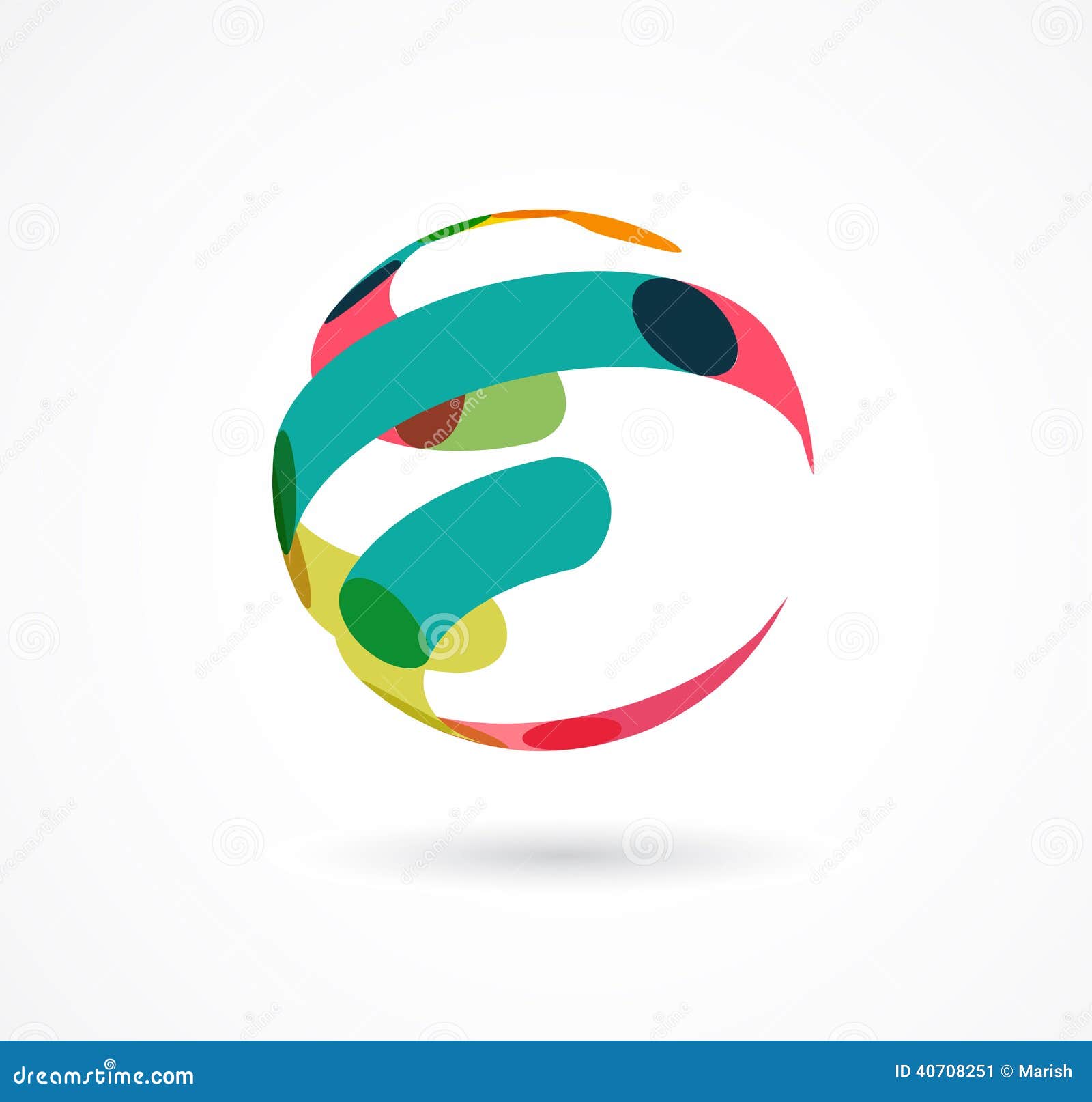 Abstract Colorful Globe Business Icon Stock Vector - Illustration of ...