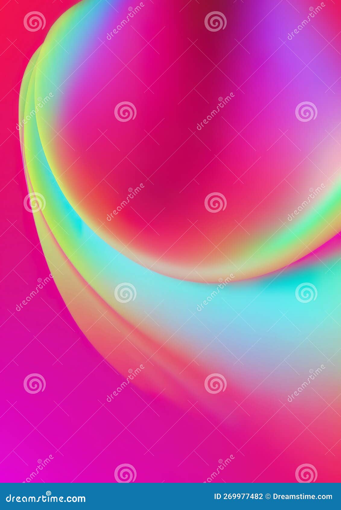 Abstract Colorful Glowing Background with Shapes Stock Illustration ...