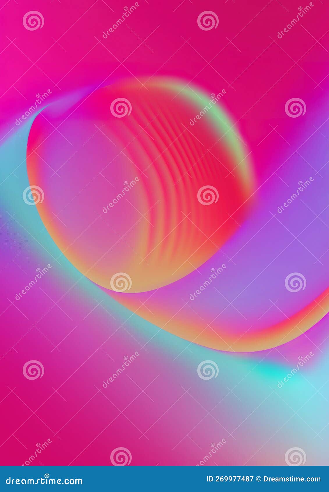 Abstract Colorful Glowing Background with Shapes Stock Illustration ...