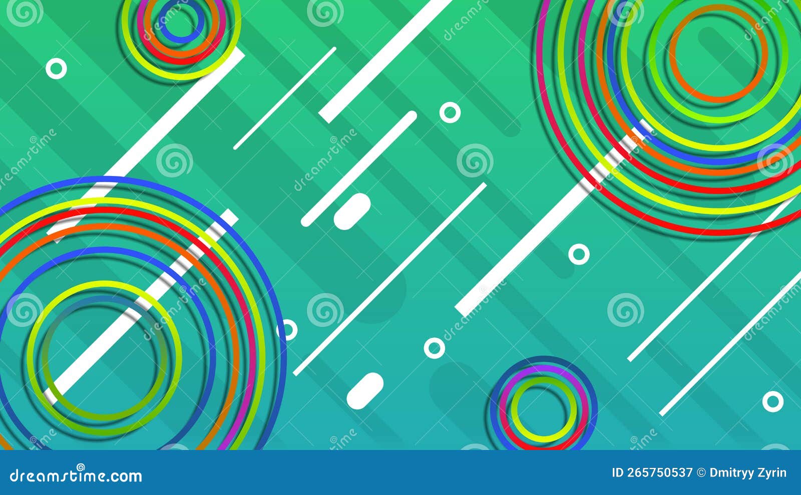 Abstract Colorful Gradient Background with Color Geometric Figures ...