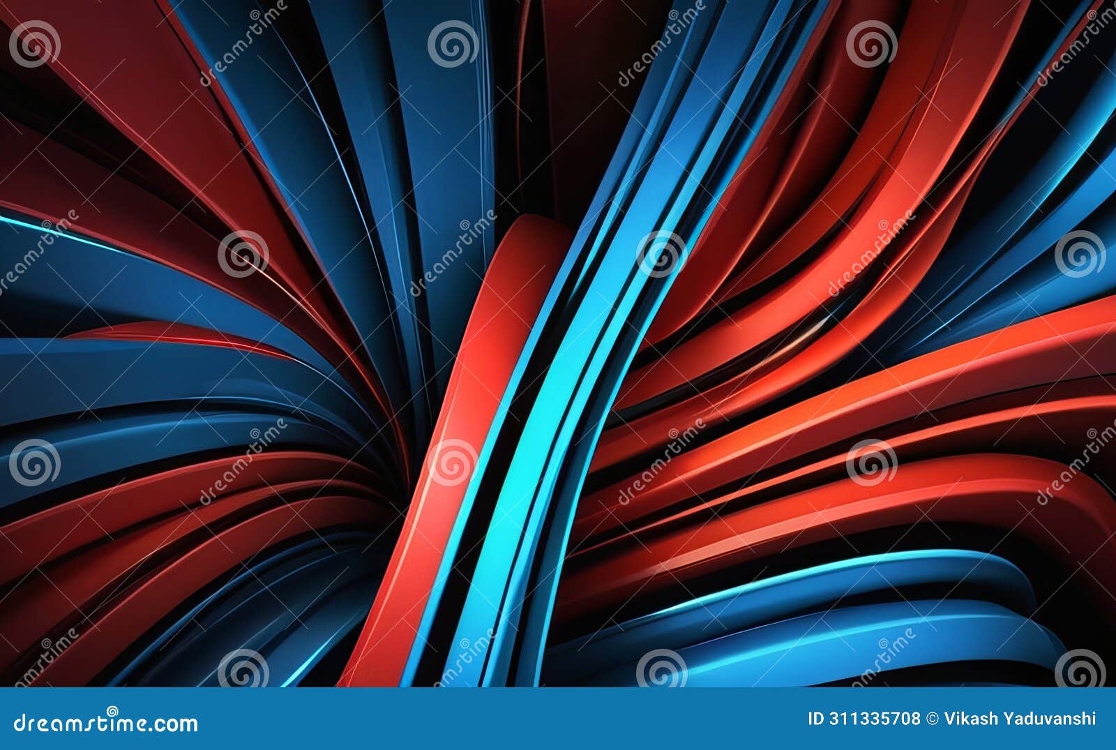 Abstract Colorful Gradient 3d Wave Background Wallpaper Stock ...