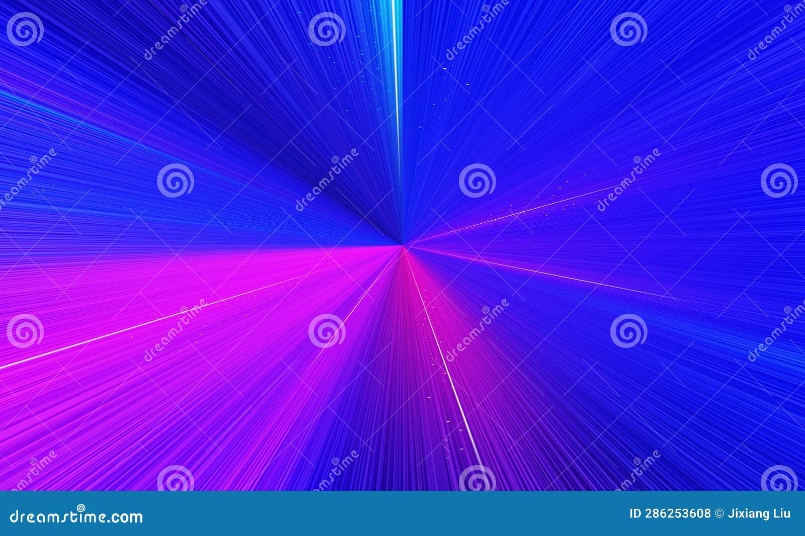 Abstract Colorful Gradient Glowing Impulse Radiation Linear Light ...