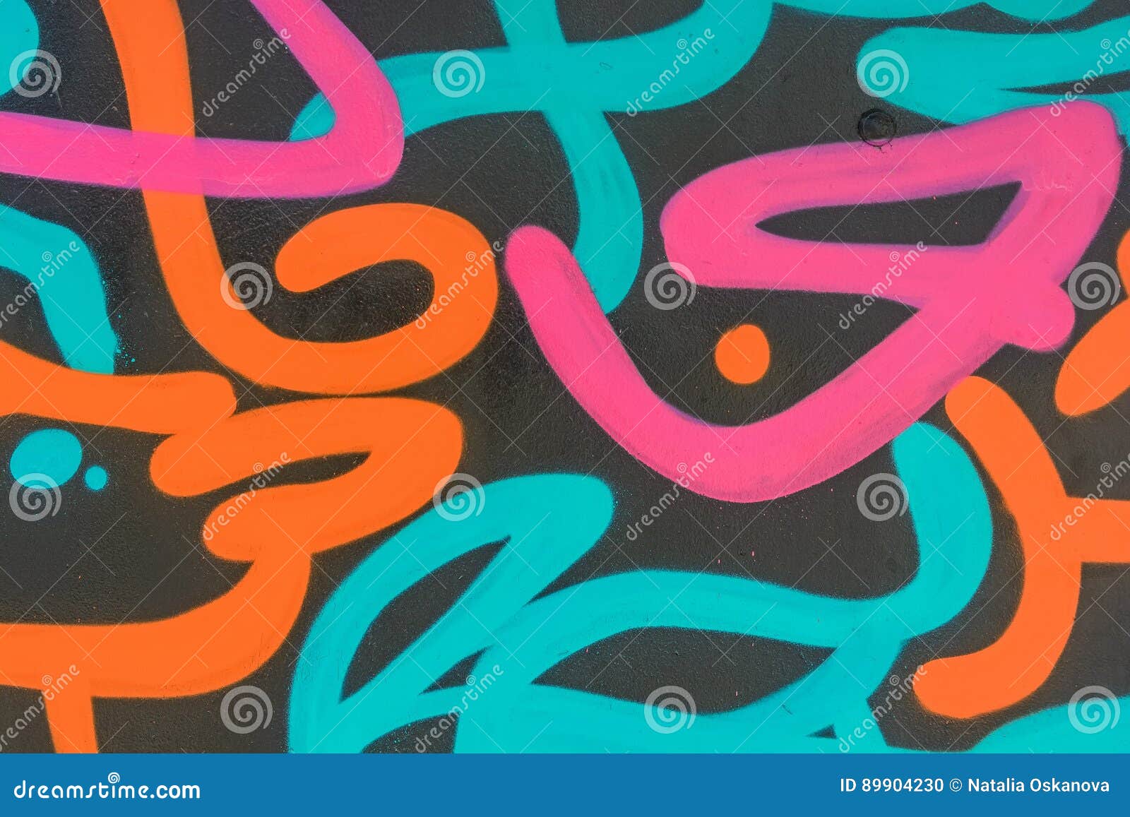 Abstract Colorful Graffity Background Stock Photo - Image of pink, city ...