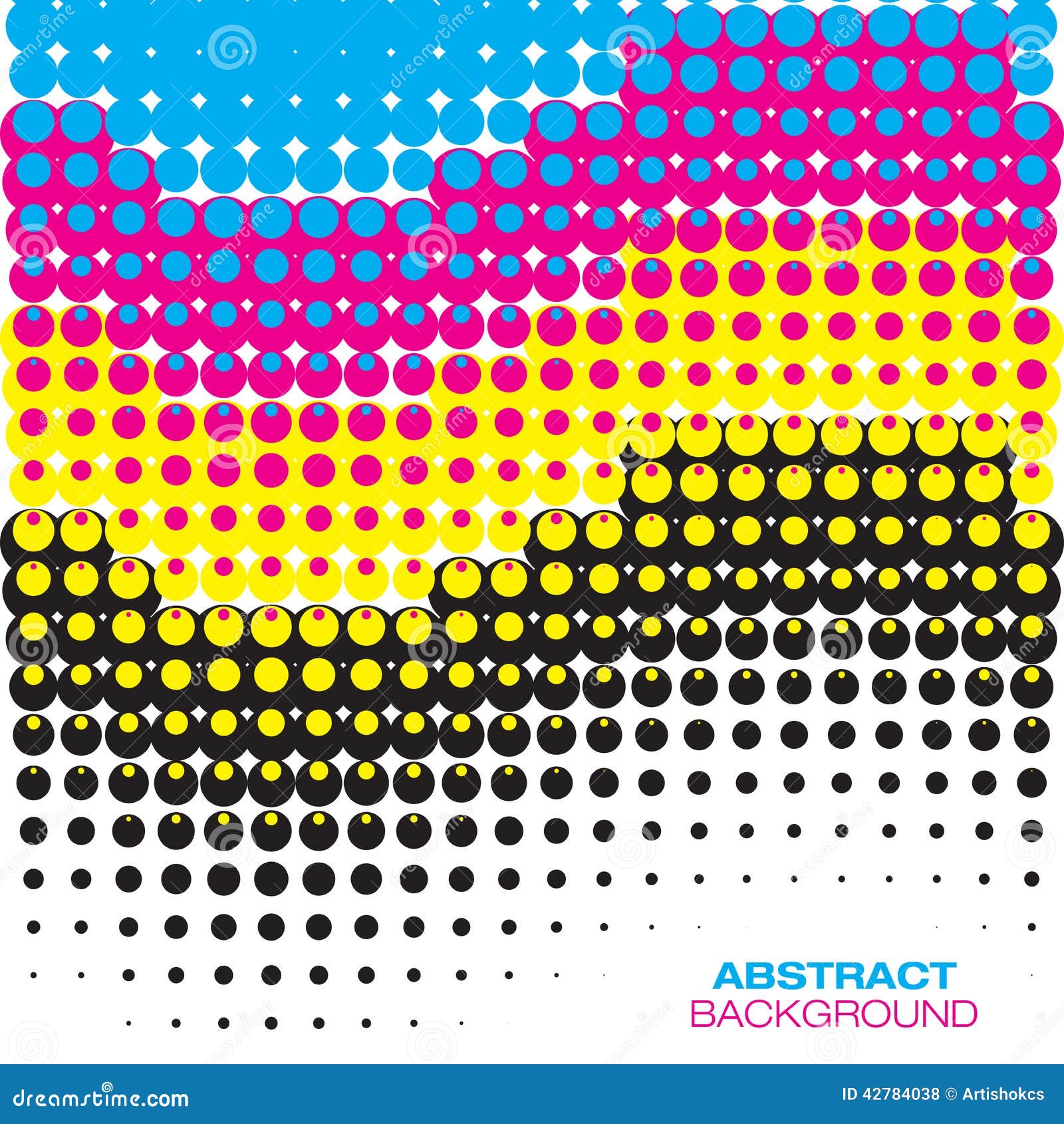 Abstract Colorful Halftone Background Stock Vector - Illustration of ...