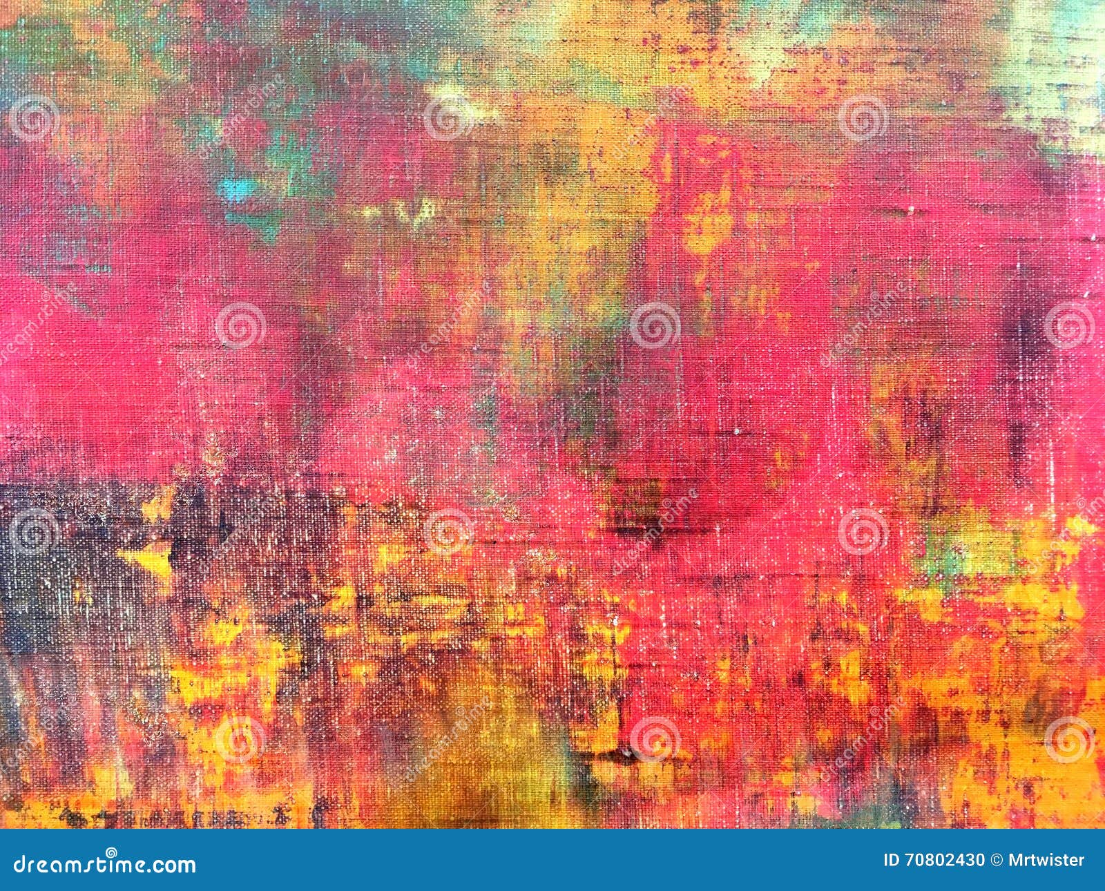 Abstract Colorful Hand Painted Canvas Texture Background Stock Photo ...