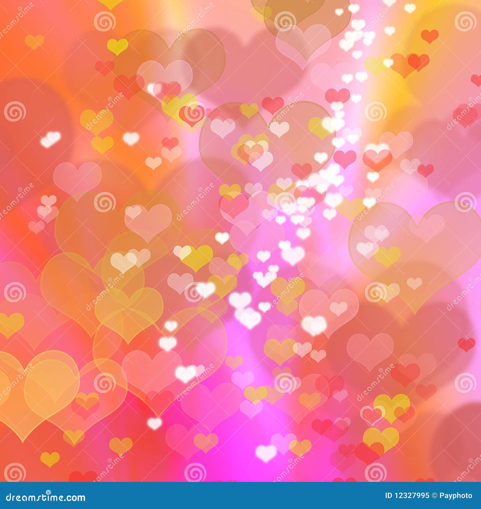 Abstract Colorful Heart Background Stock Illustration - Illustration of ...