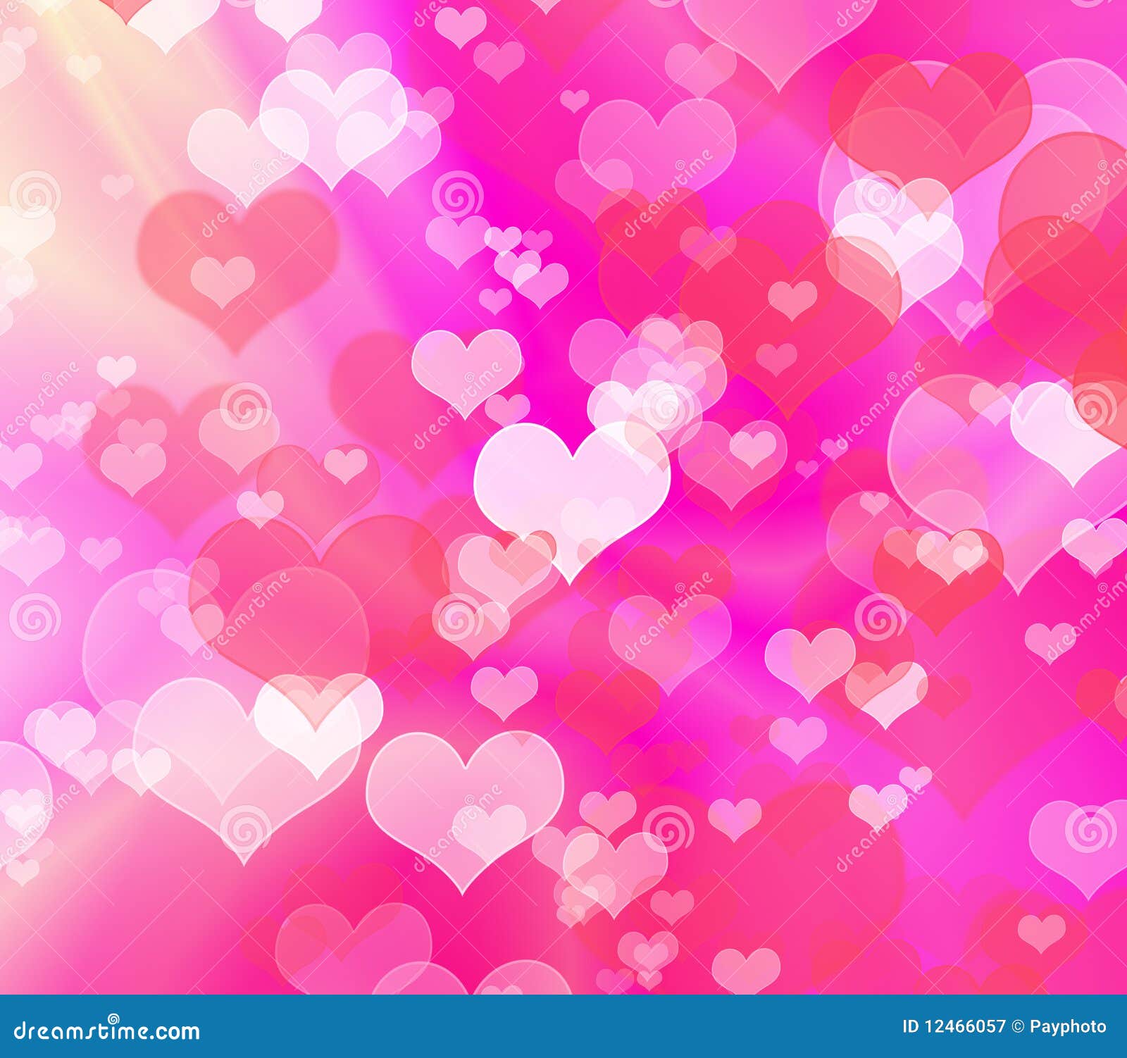 Abstract Colorful Heart Shape Background Stock Illustration ...