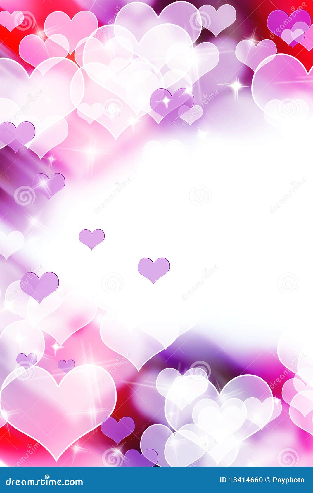 Abstract Colorful Heart Shape Background Stock Illustration ...