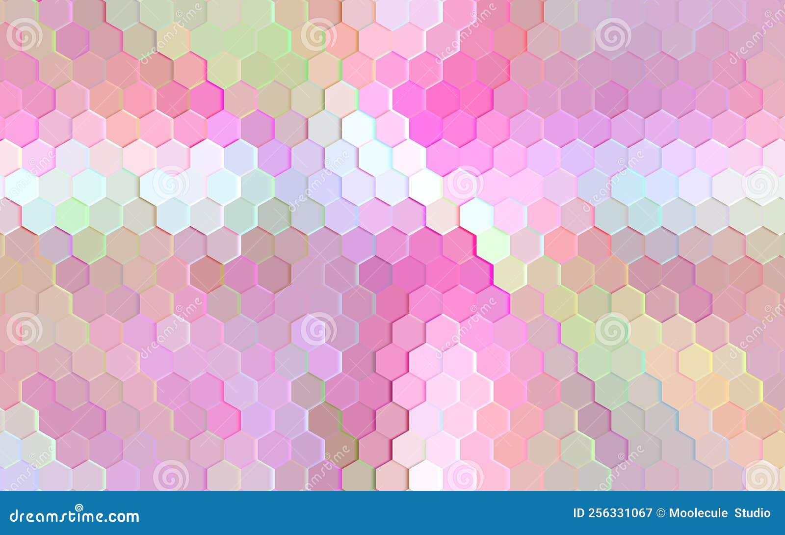 Abstract Colorful Hexagon Background. Abstract Colored Hexagons ...