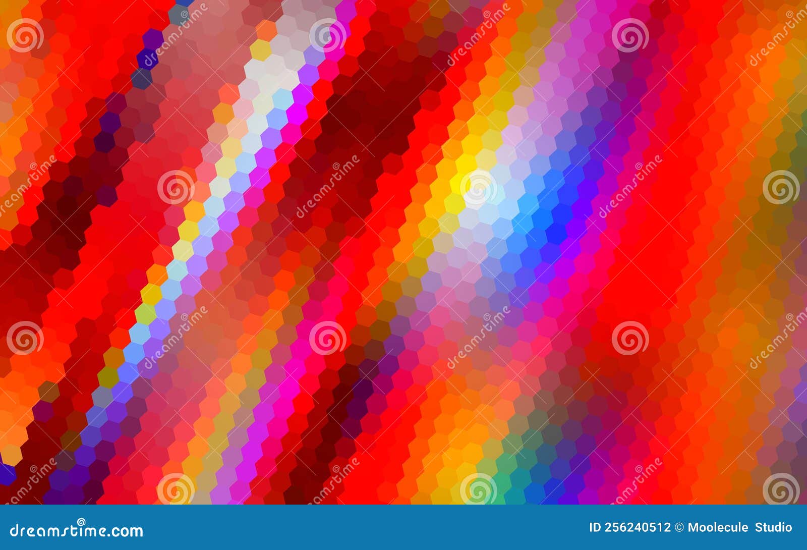 Abstract Colorful Hexagon Background. Abstract Colored Hexagons ...