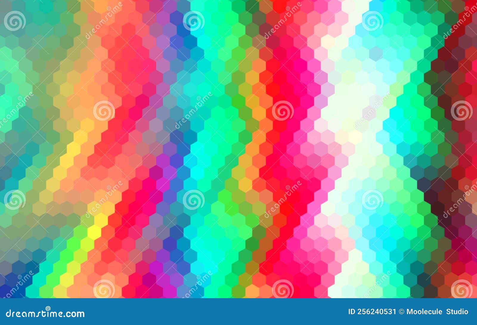 Abstract Colorful Hexagon Background. Abstract Colored Hexagons ...